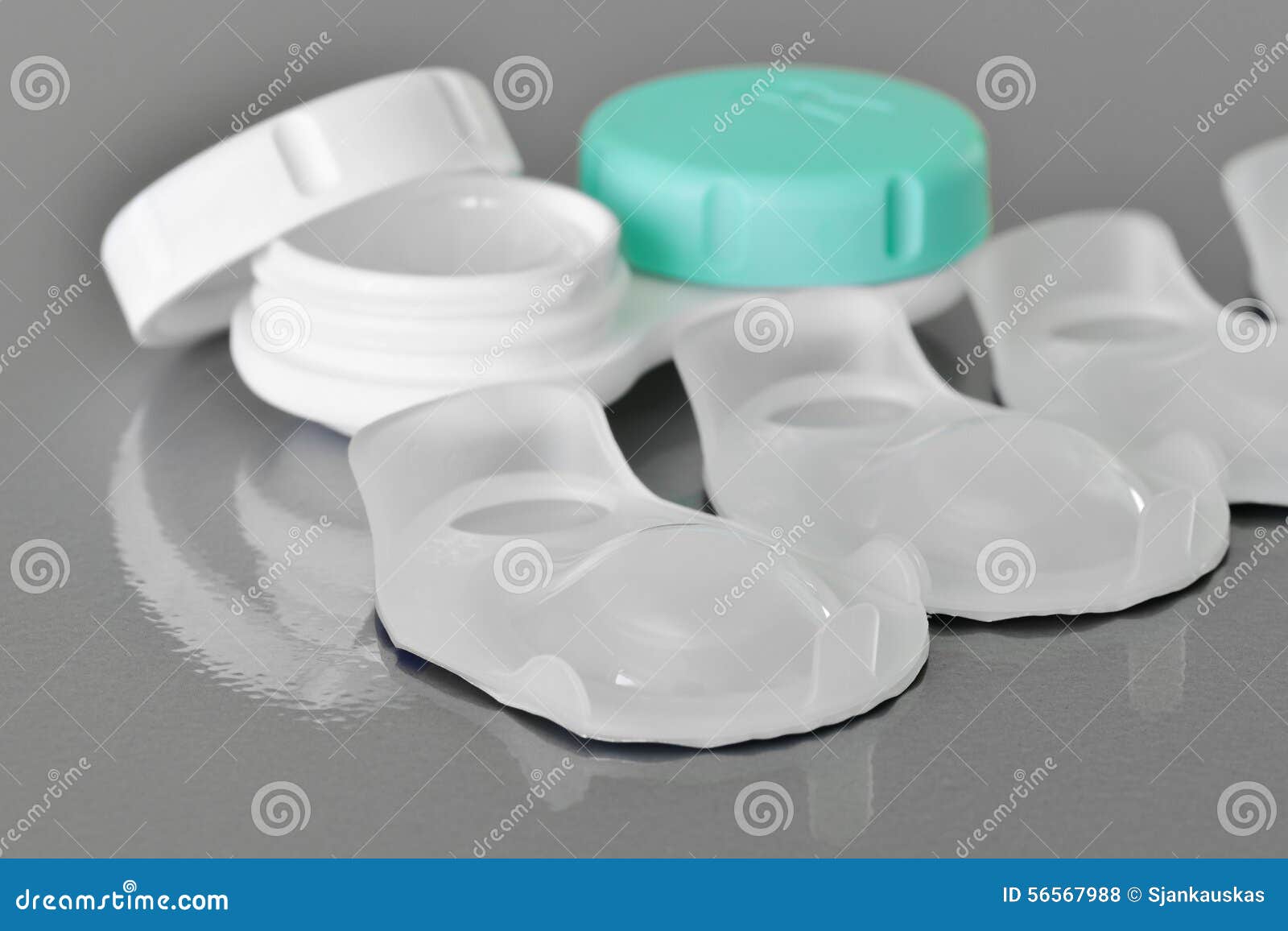 Contact lenses package stock photo. Image of round, package - 56567988