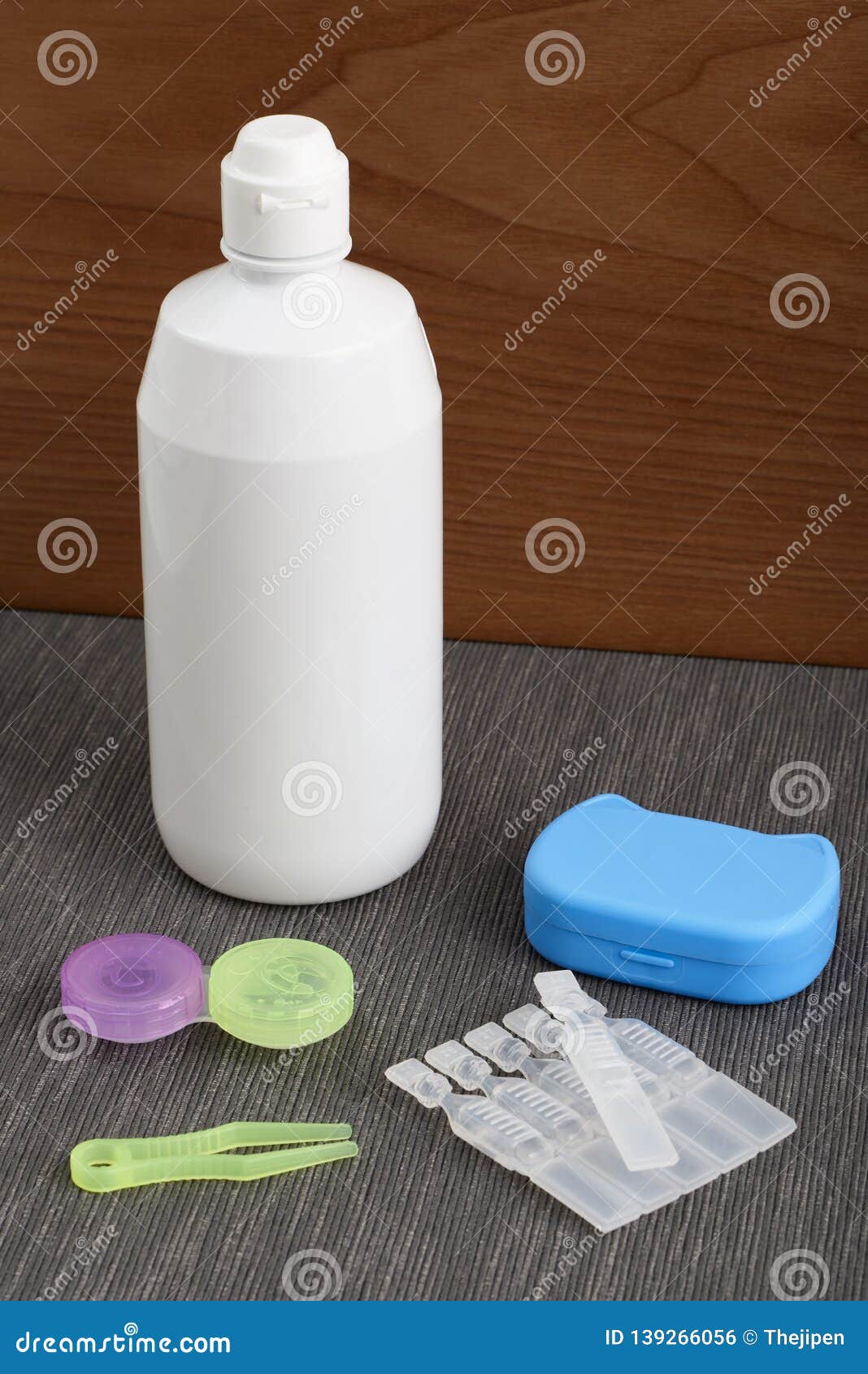 Contact Lenses and Related Items Stock Photo - Image of plastic, object ...