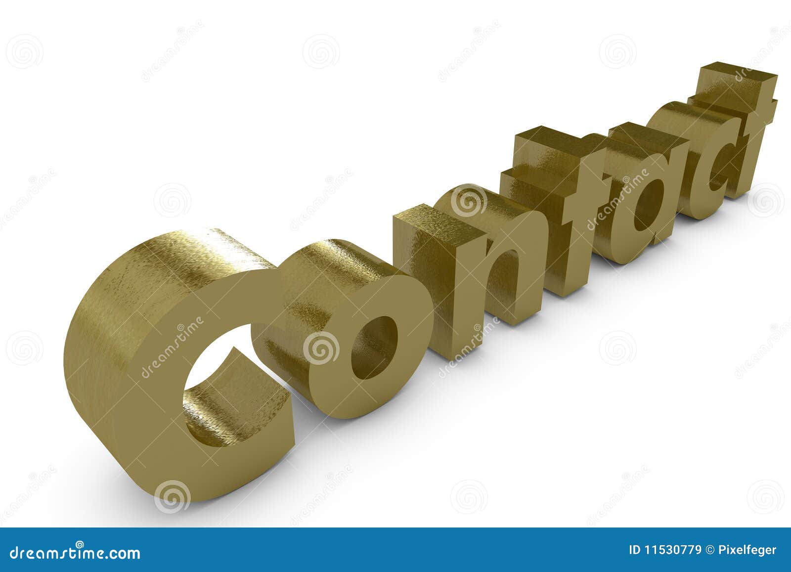 Contact Letter Three Dimensional Stock Illustration - Illustration of ...