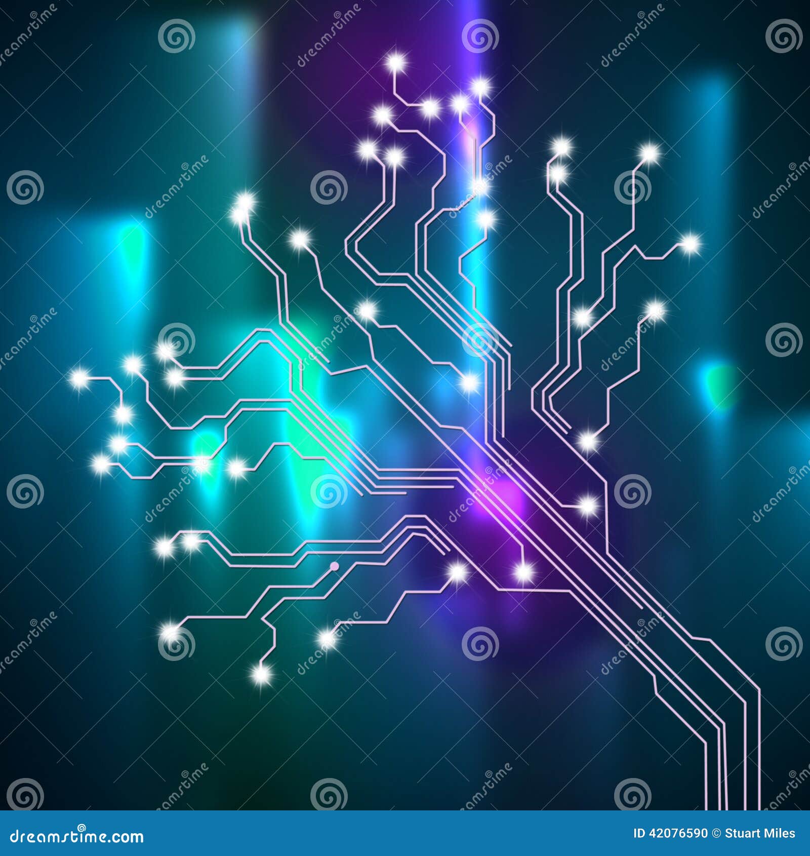 Contact Links Background Shows Connection Lines or Interface Cir Stock ...