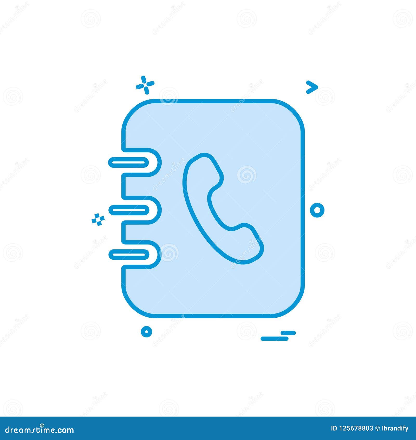 Contact List Icon Design Vector Stock Vector - Illustration of internet ...
