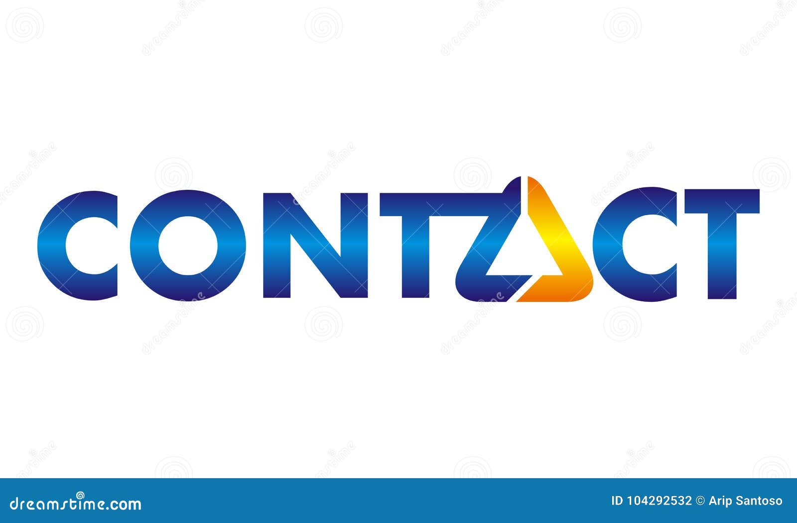 Contact Logo Emblem stock vector. Illustration of network - 104292532