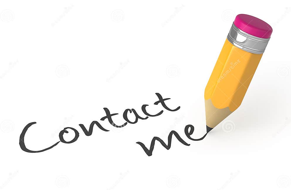 Contact me. stock illustration. Illustration of support - 20233259