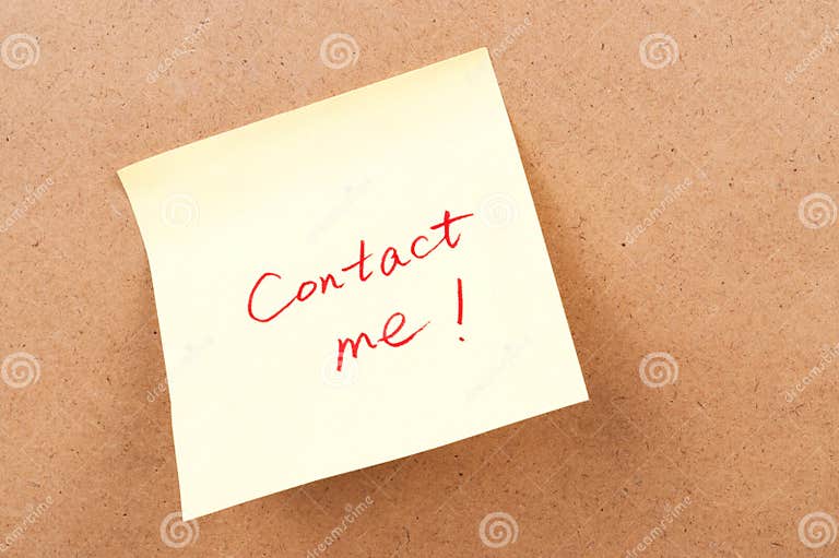 Contact me stock image. Image of connect, symbol, text - 27538325