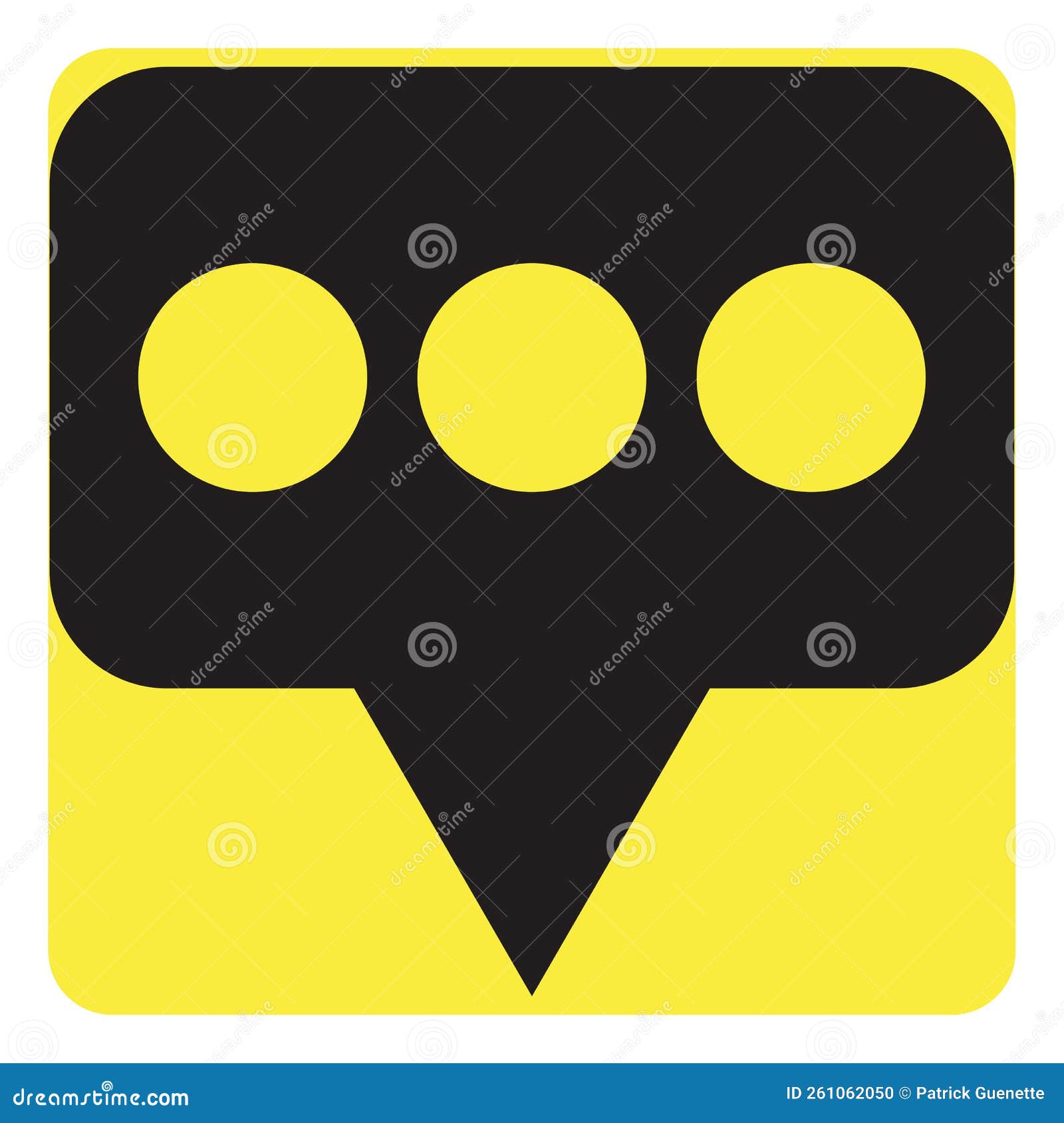 Contact message, icon stock vector. Illustration of message - 261062050