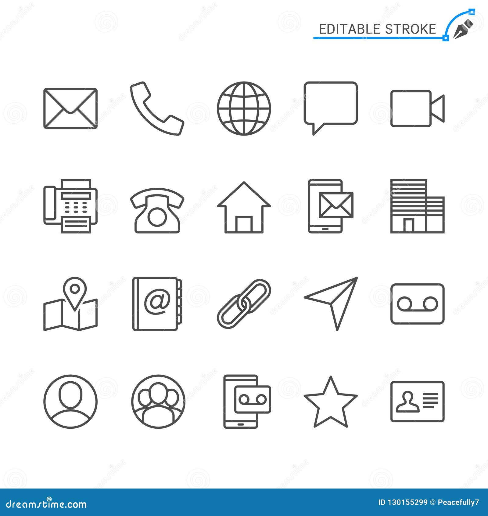 PLC Outline Icon Collection Or Set. PLC Thin Vector Line Art ...