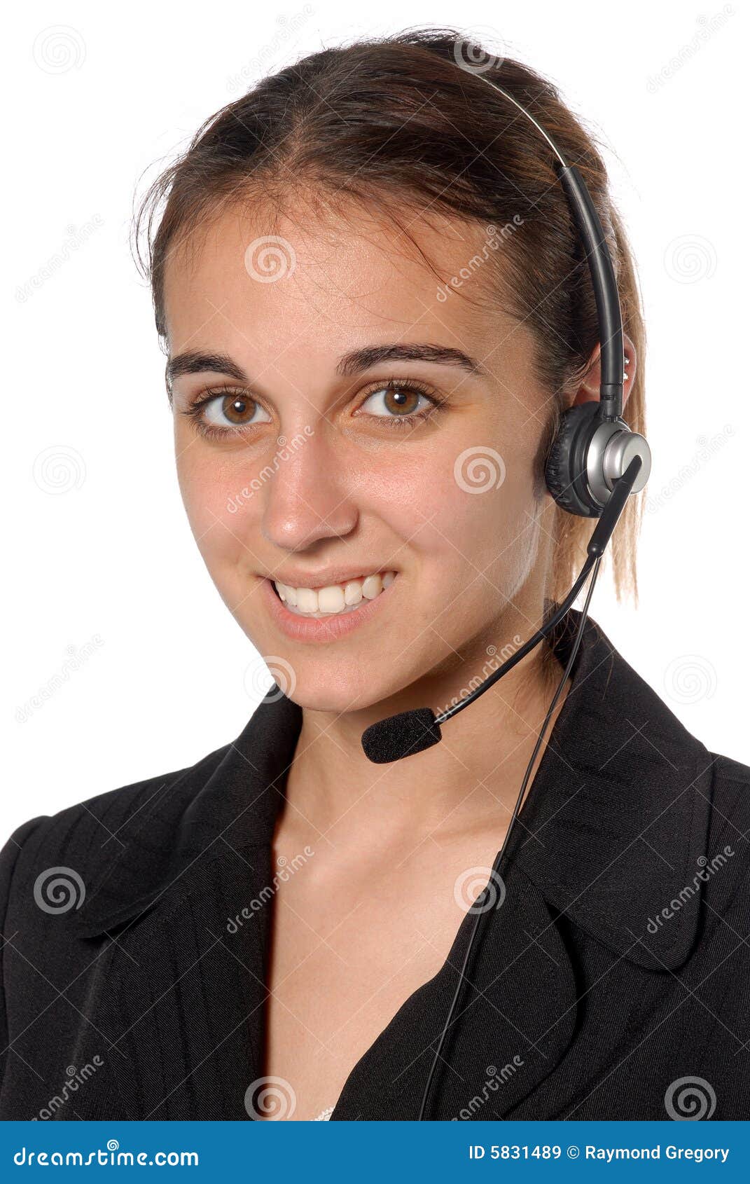 Contact person female stock image. Image of white, female - 5831489