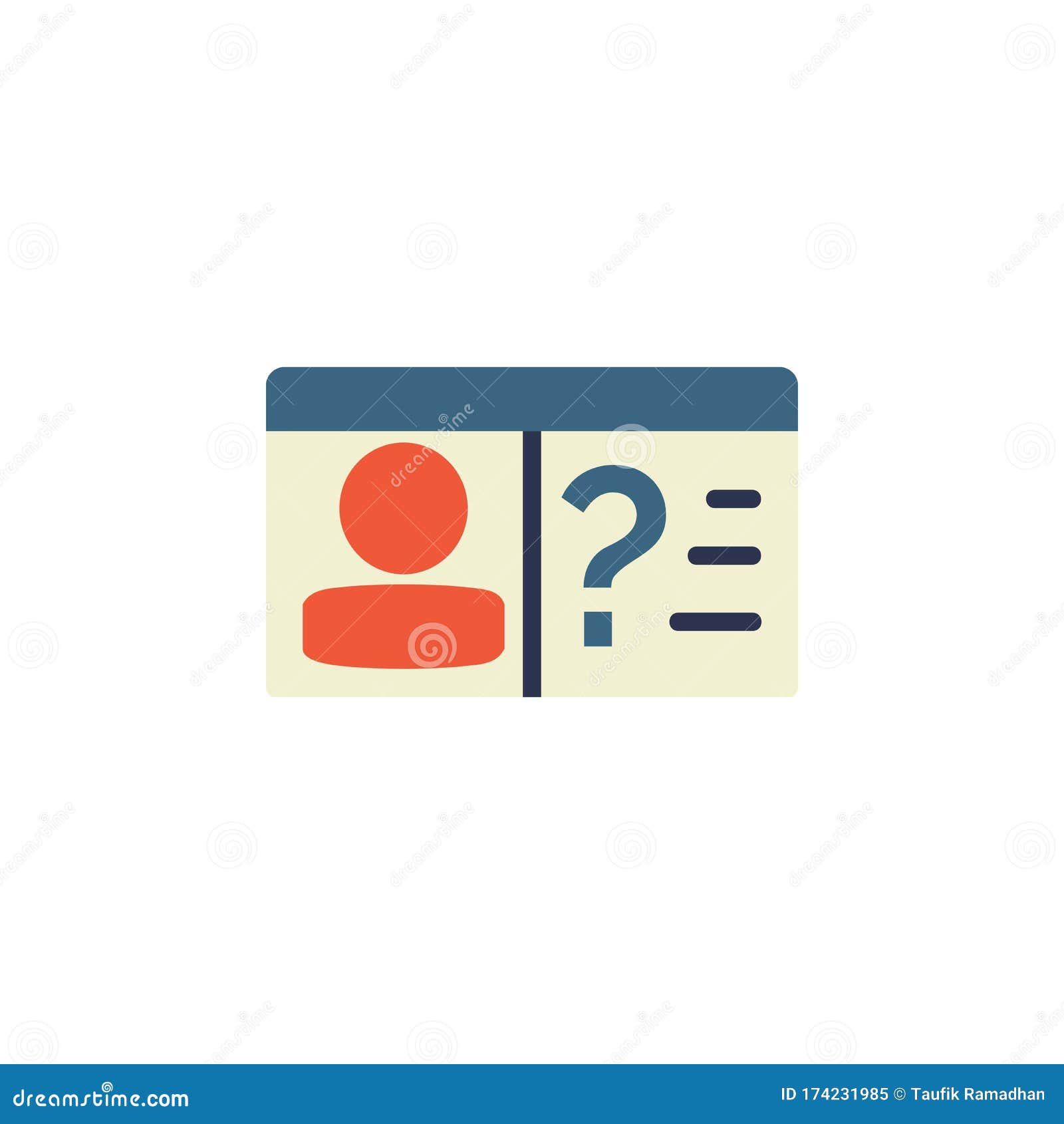 Contact Person Icon. Online Learning Icon. Perfect for Application, Web ...