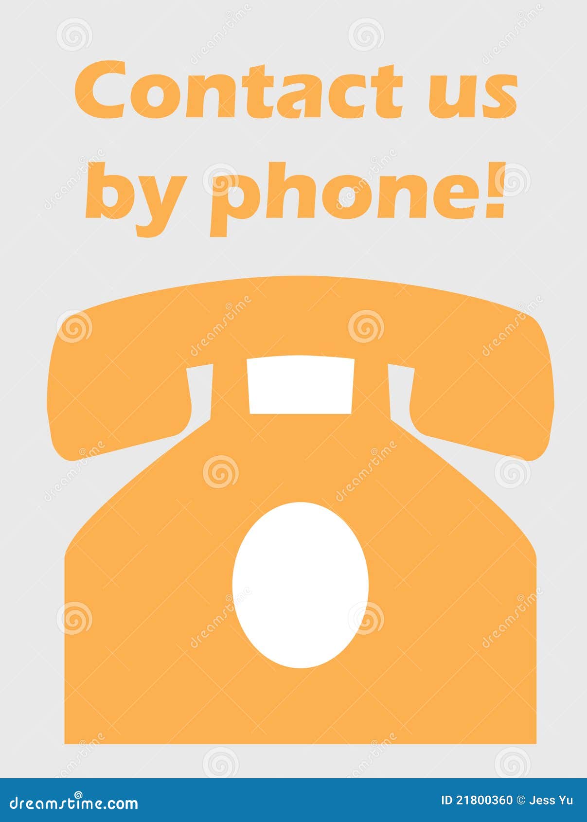 Contact by phone concept stock illustration. Illustration of message ...