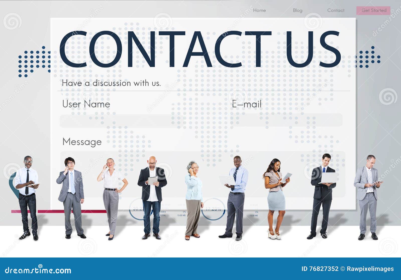 Contact Register Feedback Support Help Concept Stock Photo - Image of ...
