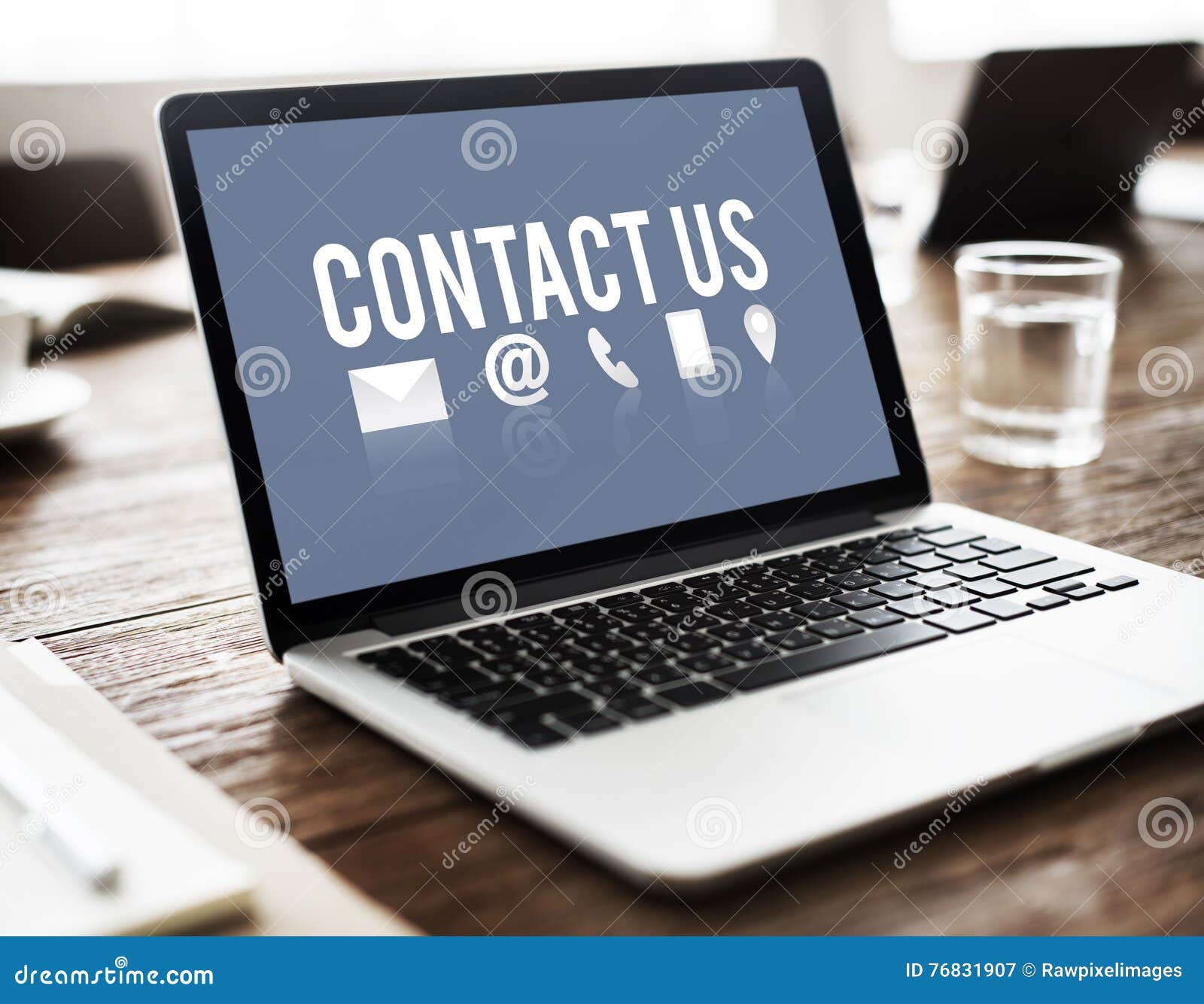 Contact Register Feedback Support Help Concept Stock Image - Image of ...