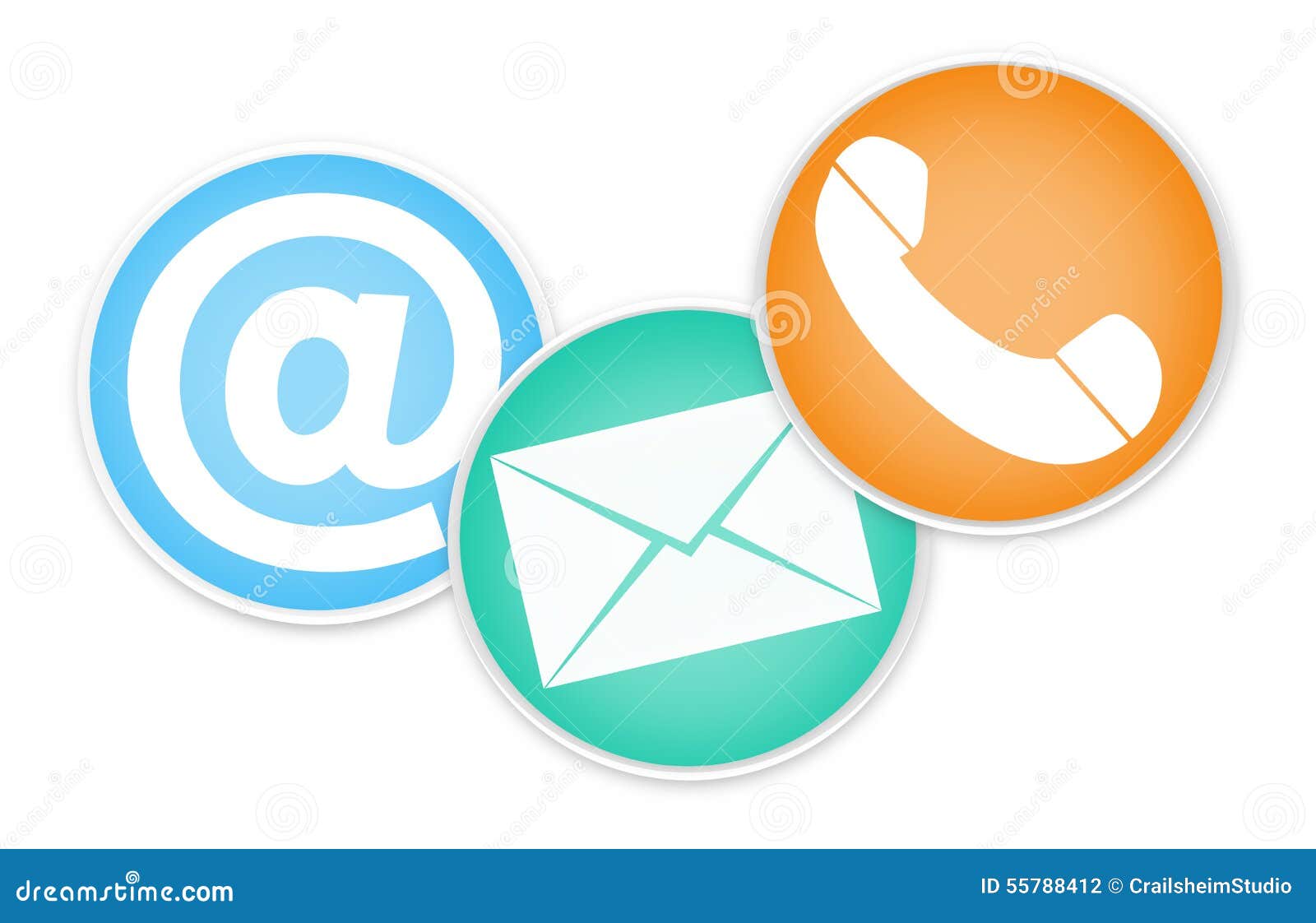 Contact Round stock illustration. Illustration of support - 55788412