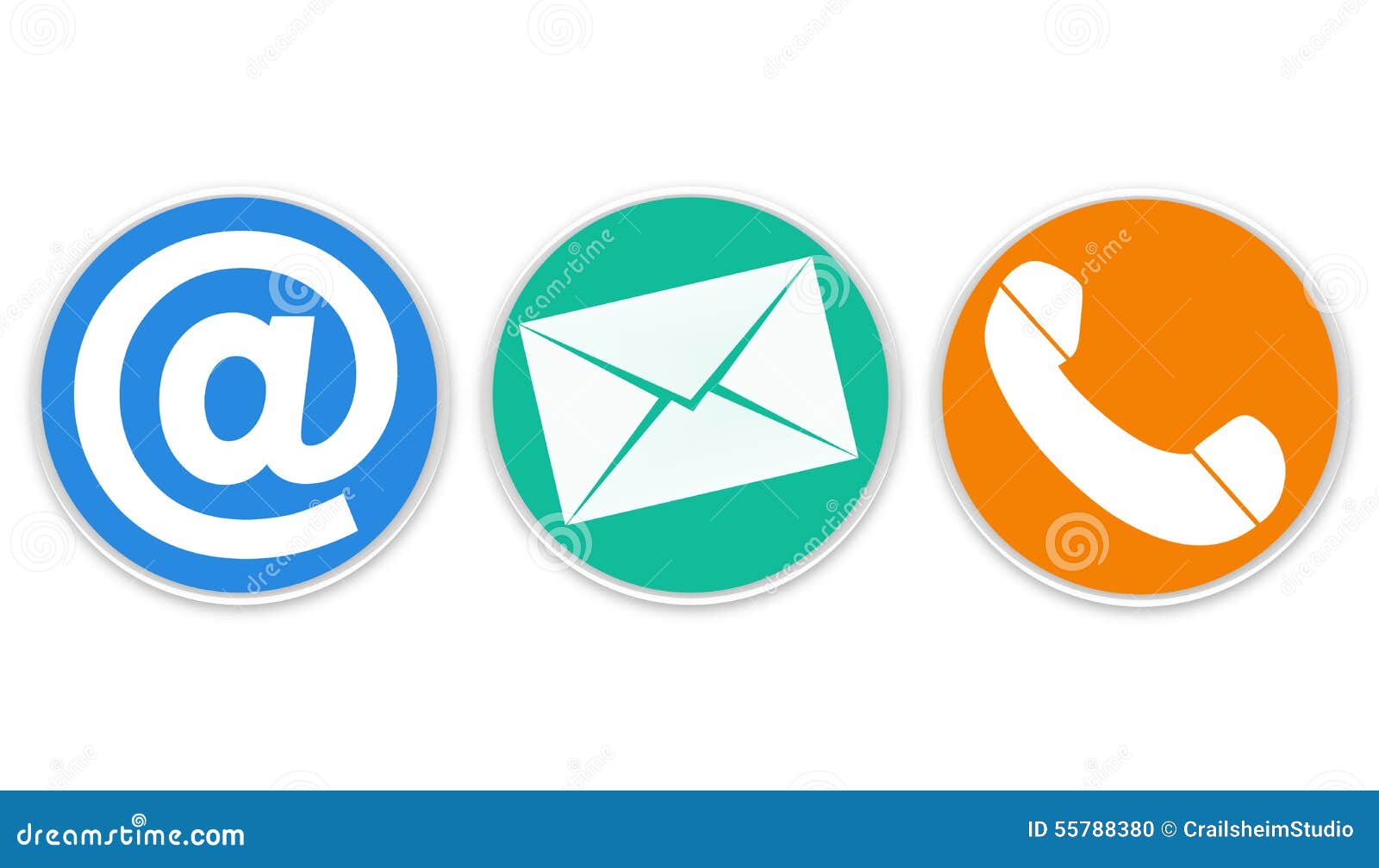 Contact Round stock illustration. Illustration of mail - 55788380