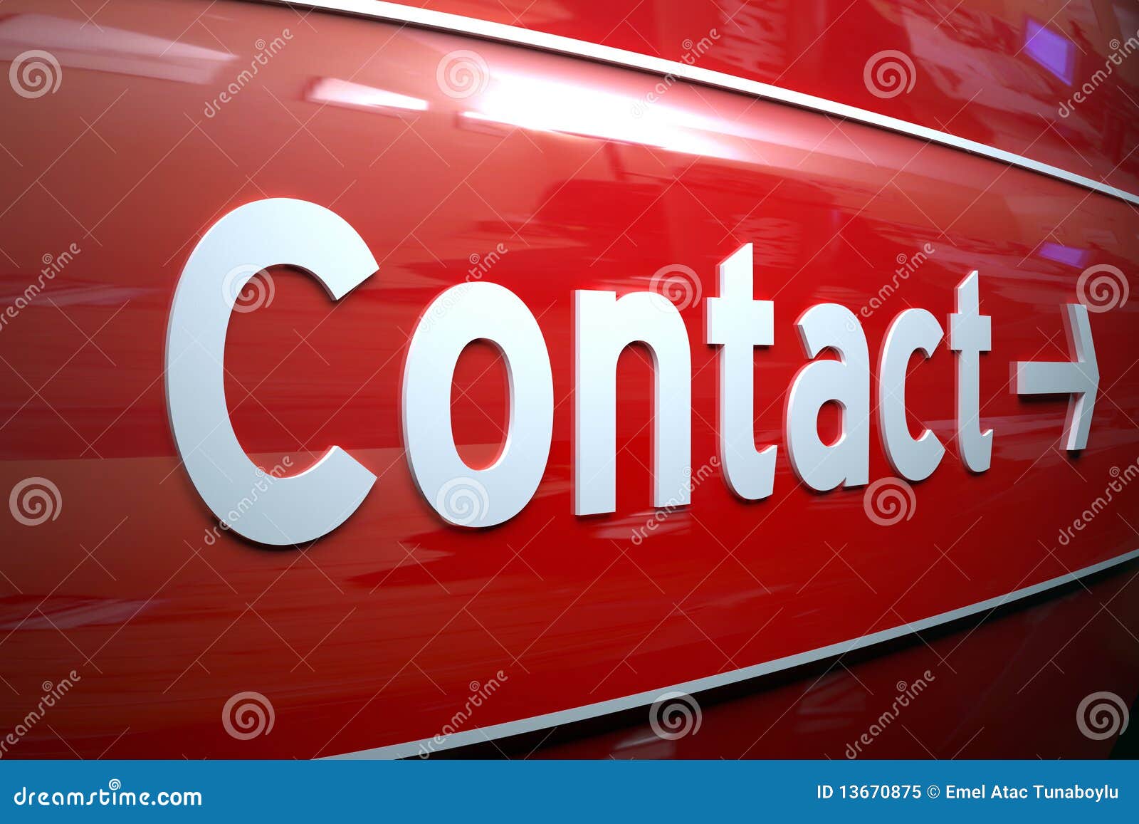 Contact sign stock illustration. Illustration of signboard - 13670875