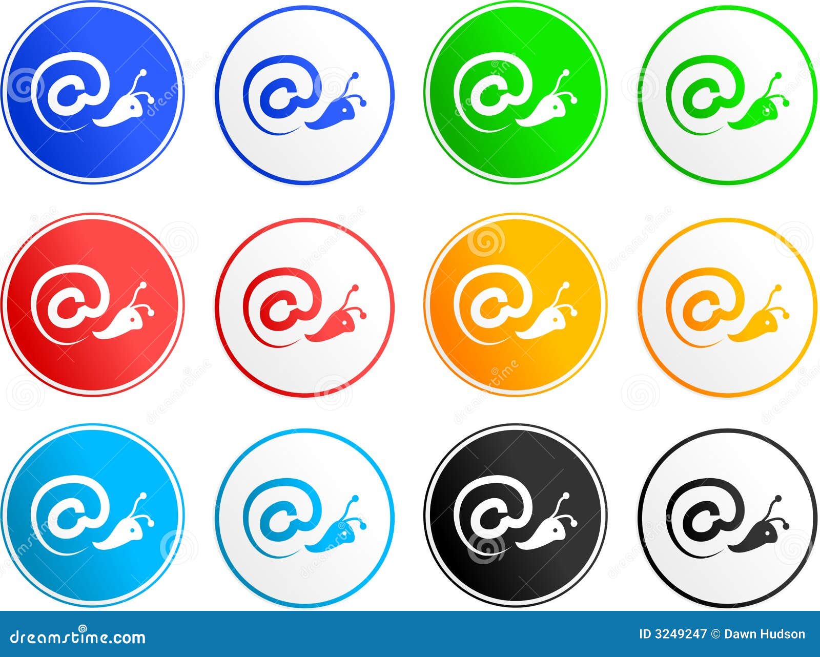 Contact sign icons stock vector. Illustration of correspondence - 3249247