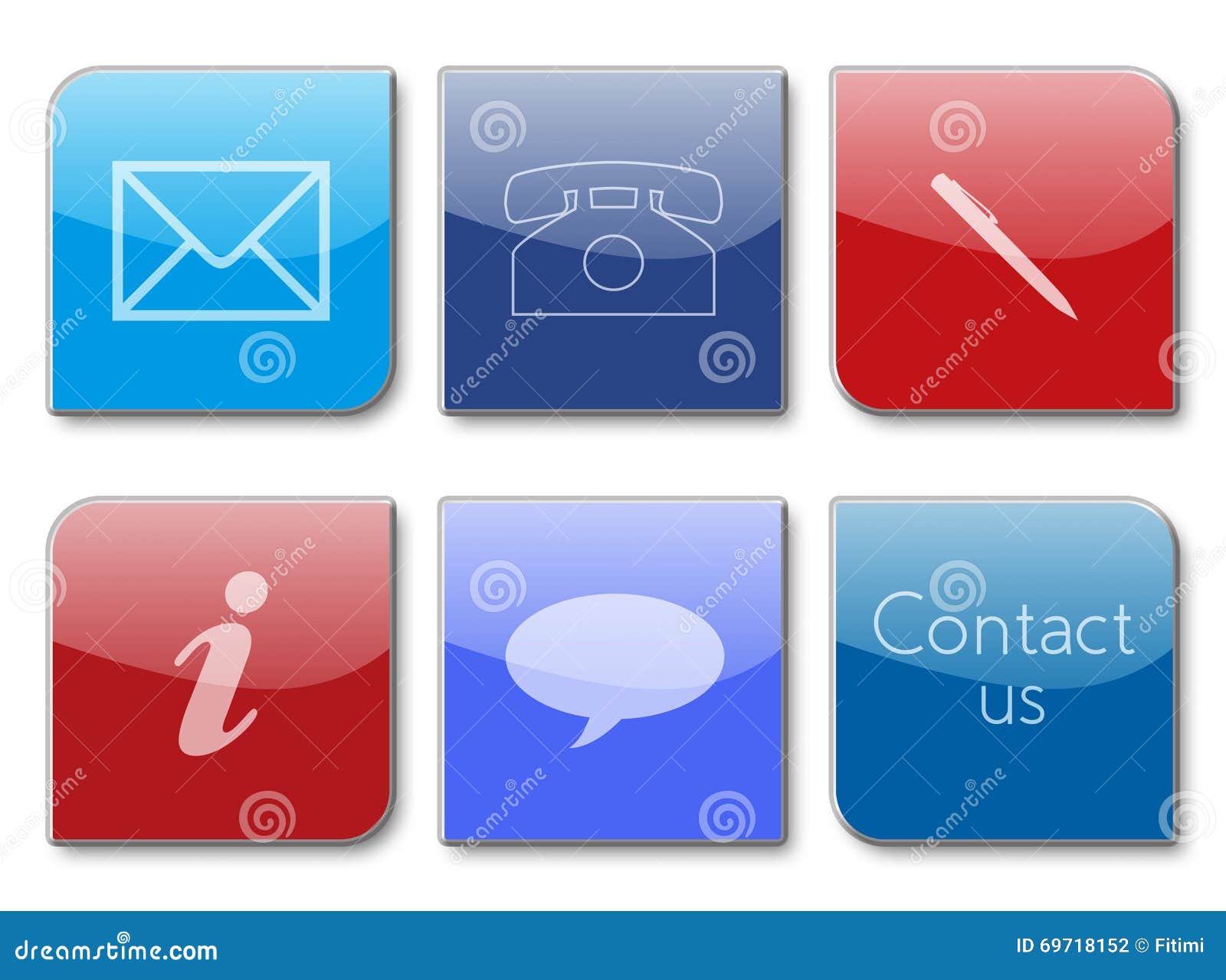 Contact signs stock illustration. Illustration of company - 69718152