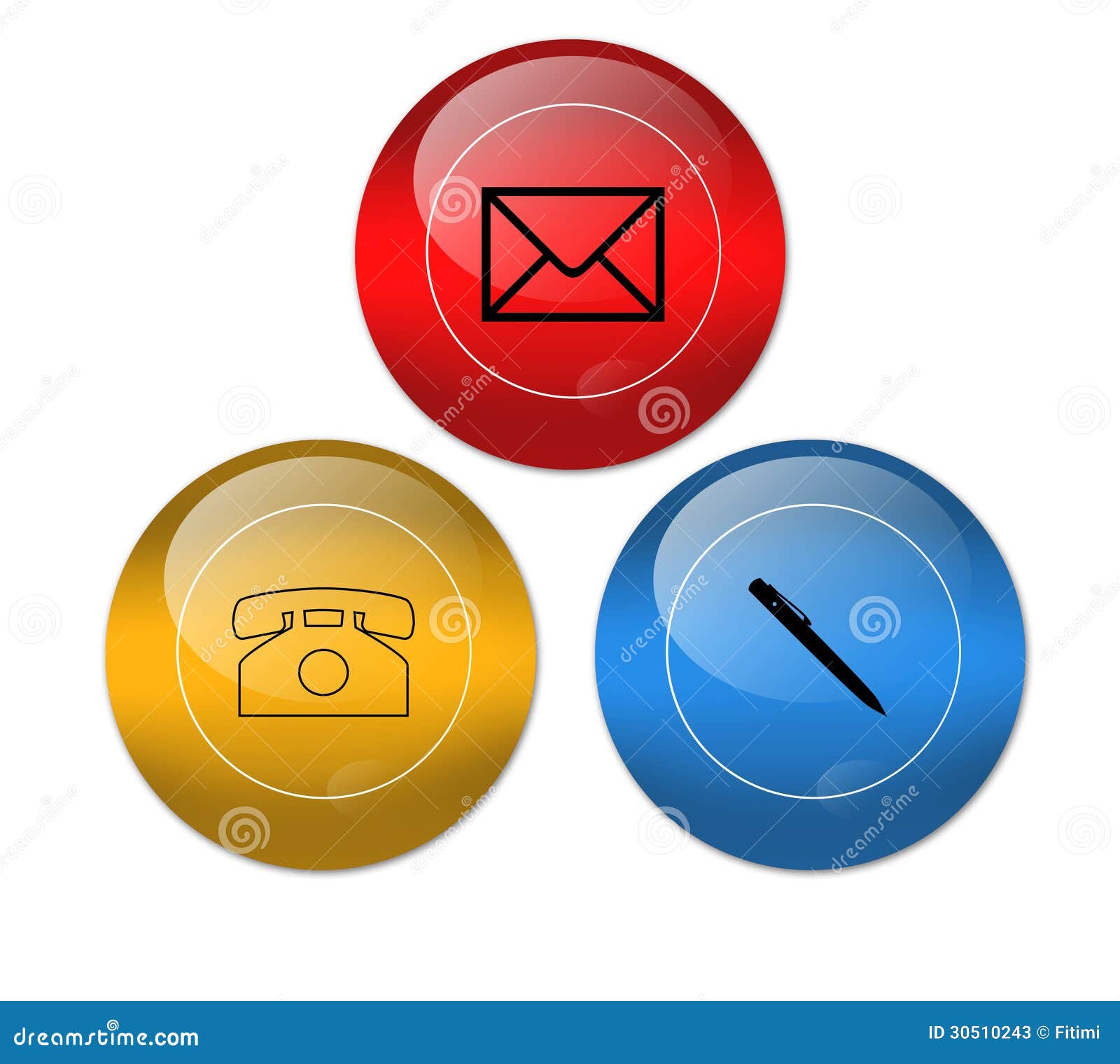Contact signs stock illustration. Illustration of post - 30510243