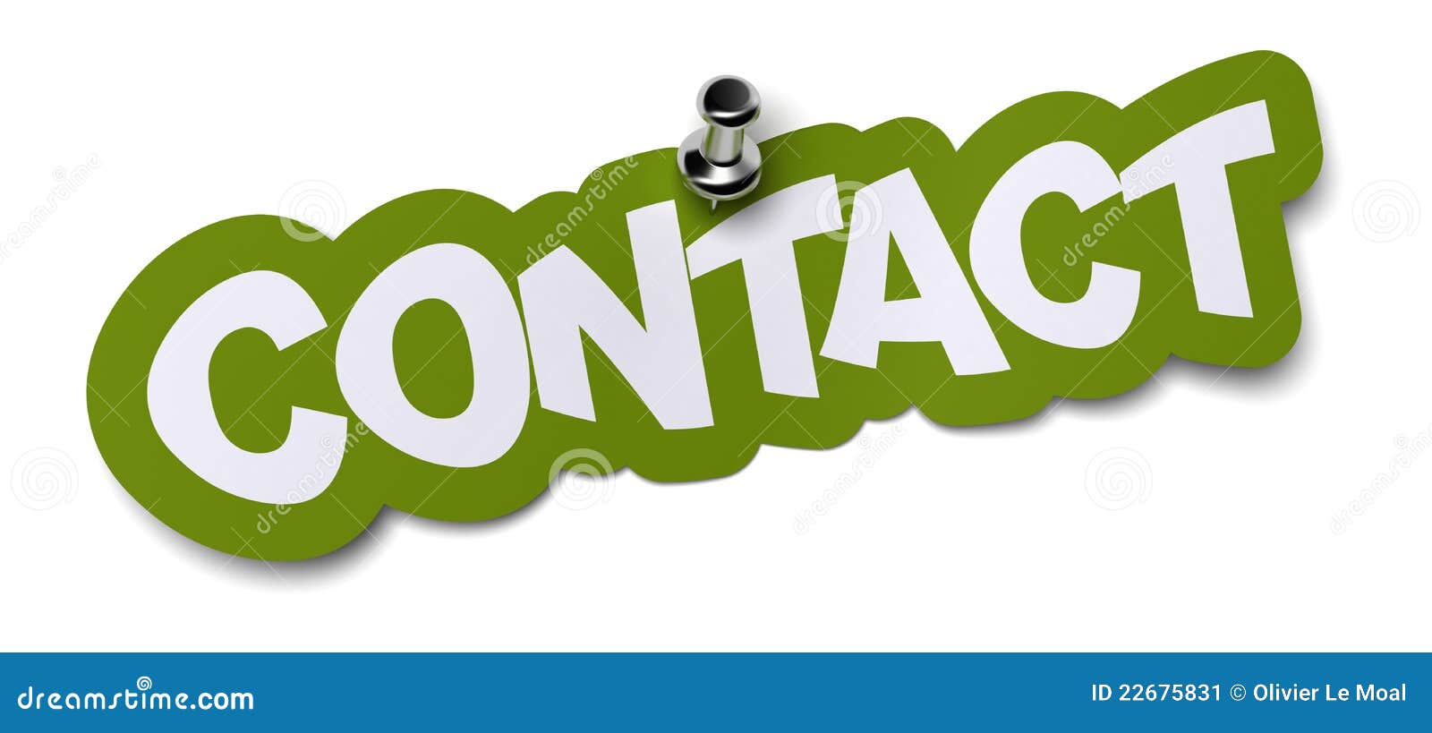 Contact sticker stock illustration. Illustration of background - 22675831