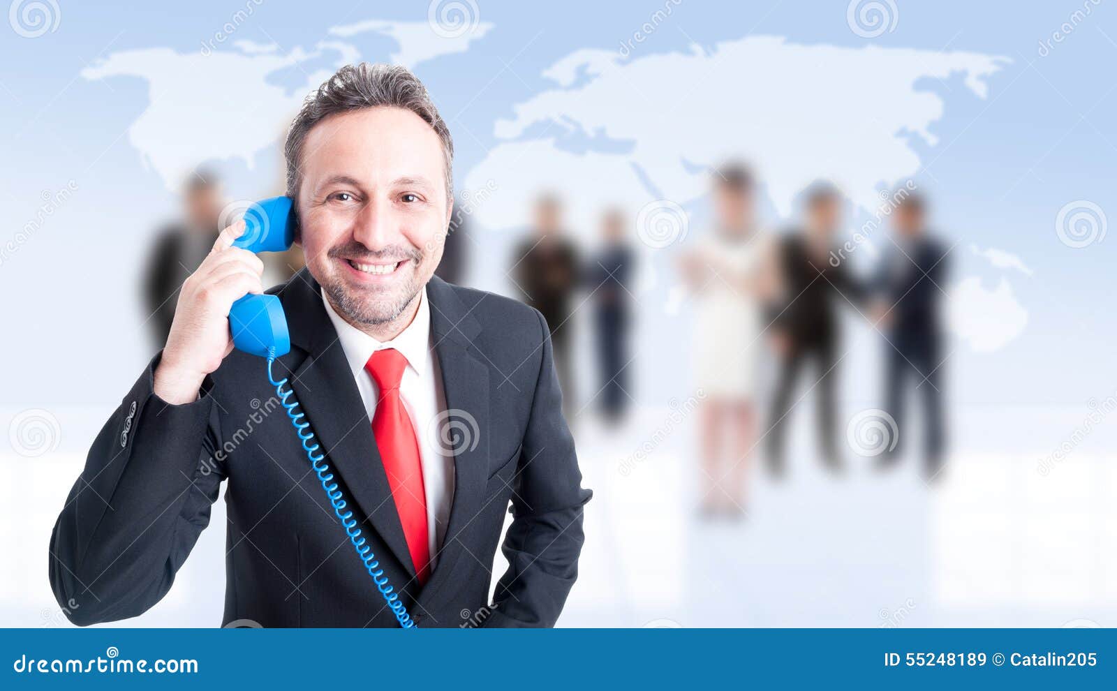 Contact, Support or Company Assistance Stock Image - Image of ...