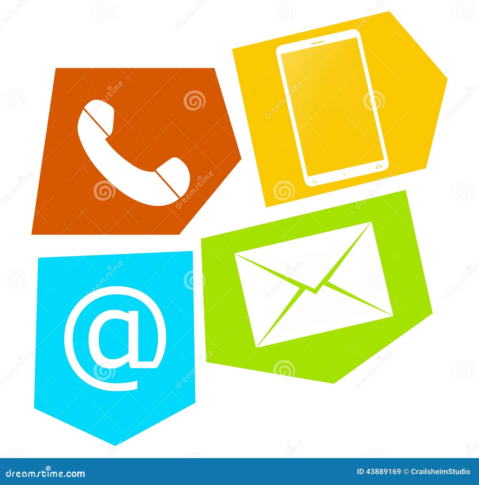 Contact Symbol Design stock illustration. Illustration of creative ...