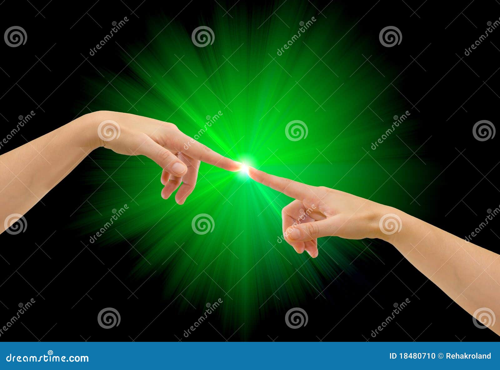 Contact of two hands stock photo. Image of join, originate - 18480710