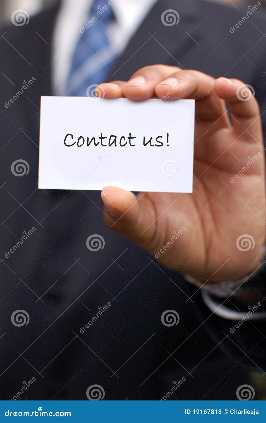 Contact us! stock photo. Image of cooperate, partnership - 19167818
