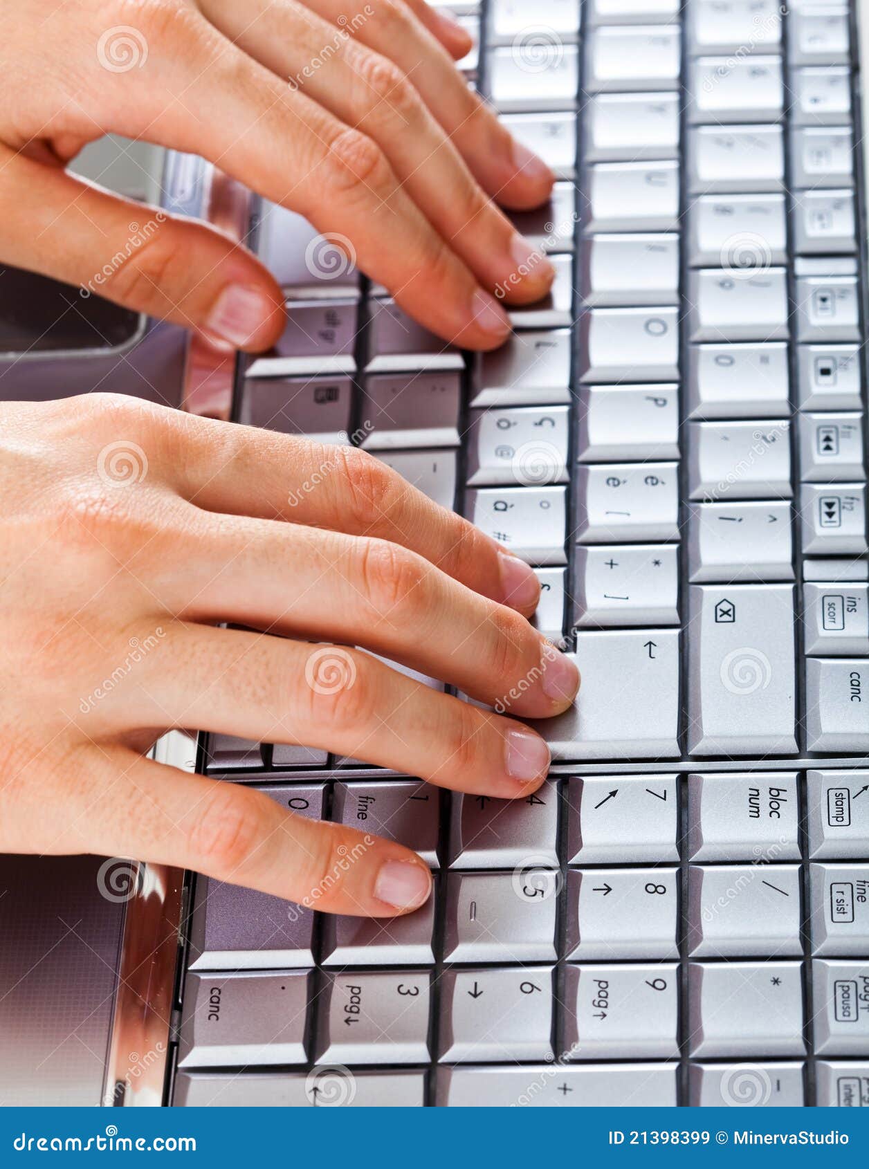 Contact us stock image. Image of fingers, internet, typing - 21398399