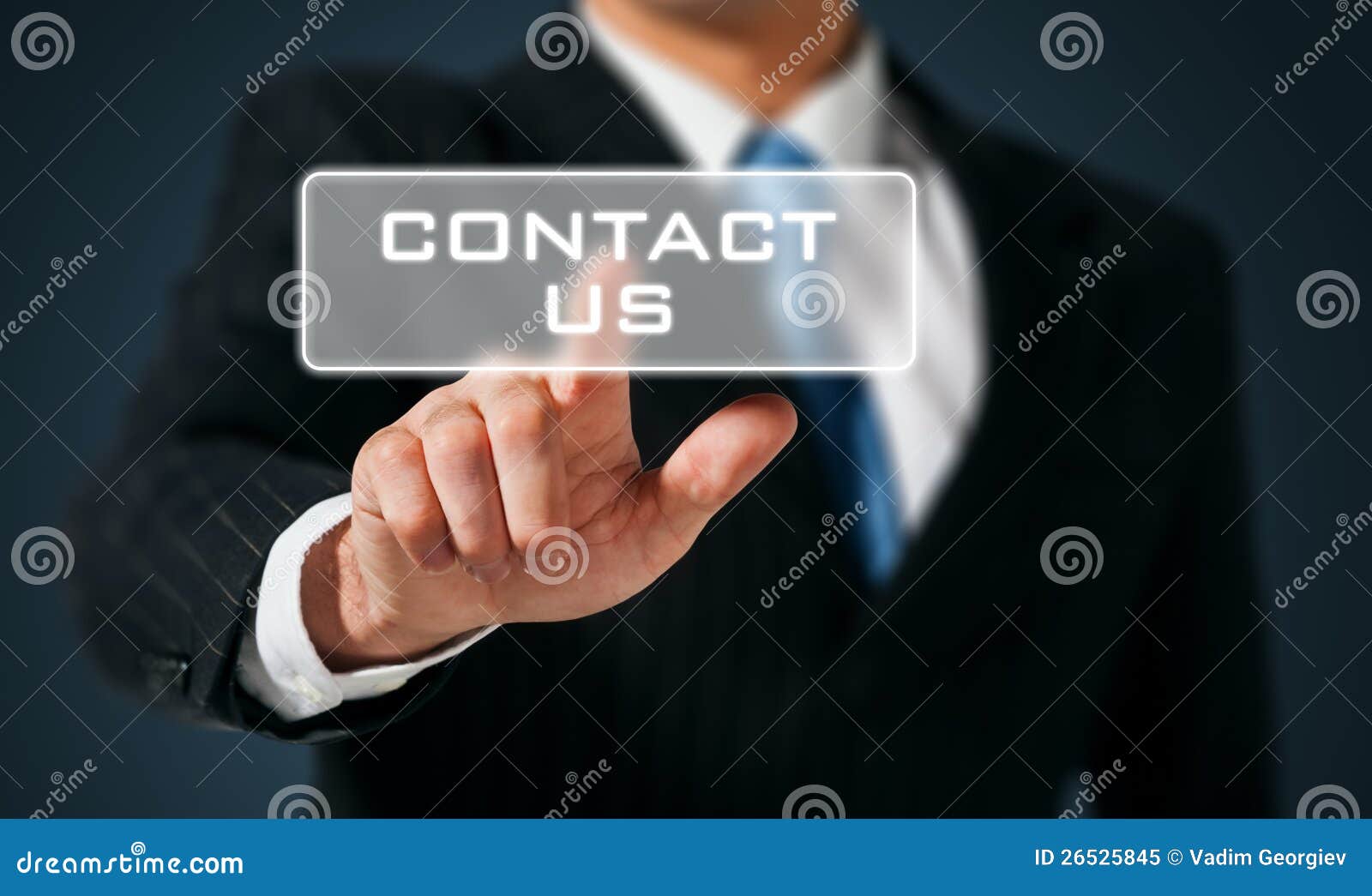 Contact us stock image. Image of connect, hand, modern - 26525845