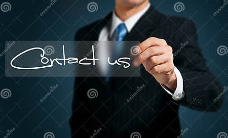 Contact us stock image. Image of button, people, generation - 26525993