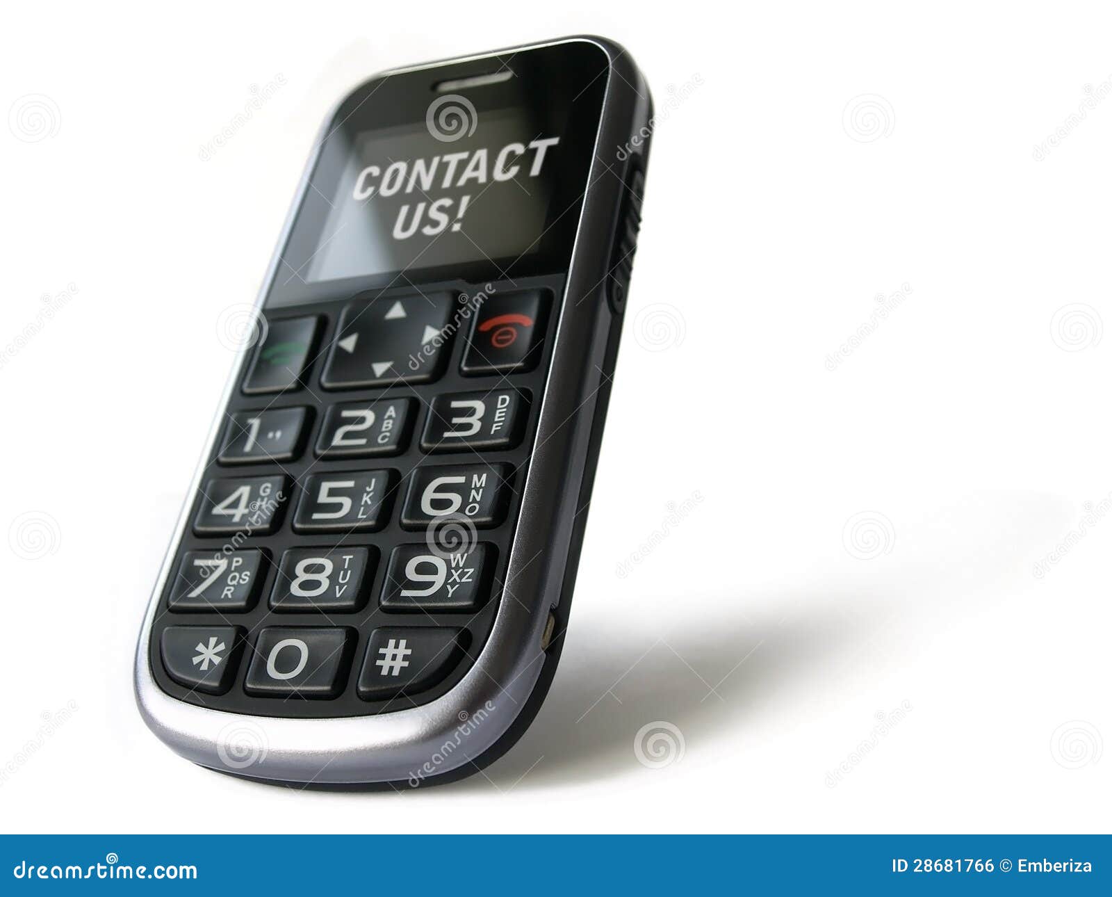 Contact us! stock photo. Image of telecommunication, closeup - 28681766