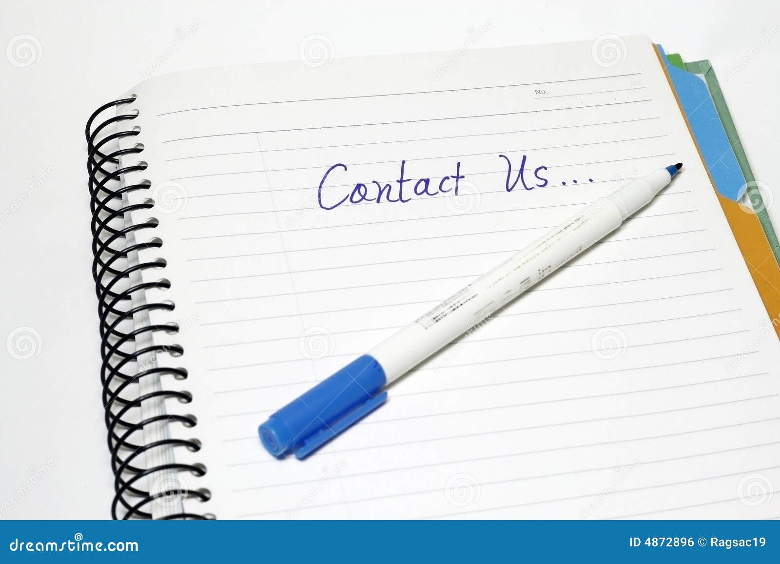 Contact Us stock photo. Image of document, word, writing - 4872896