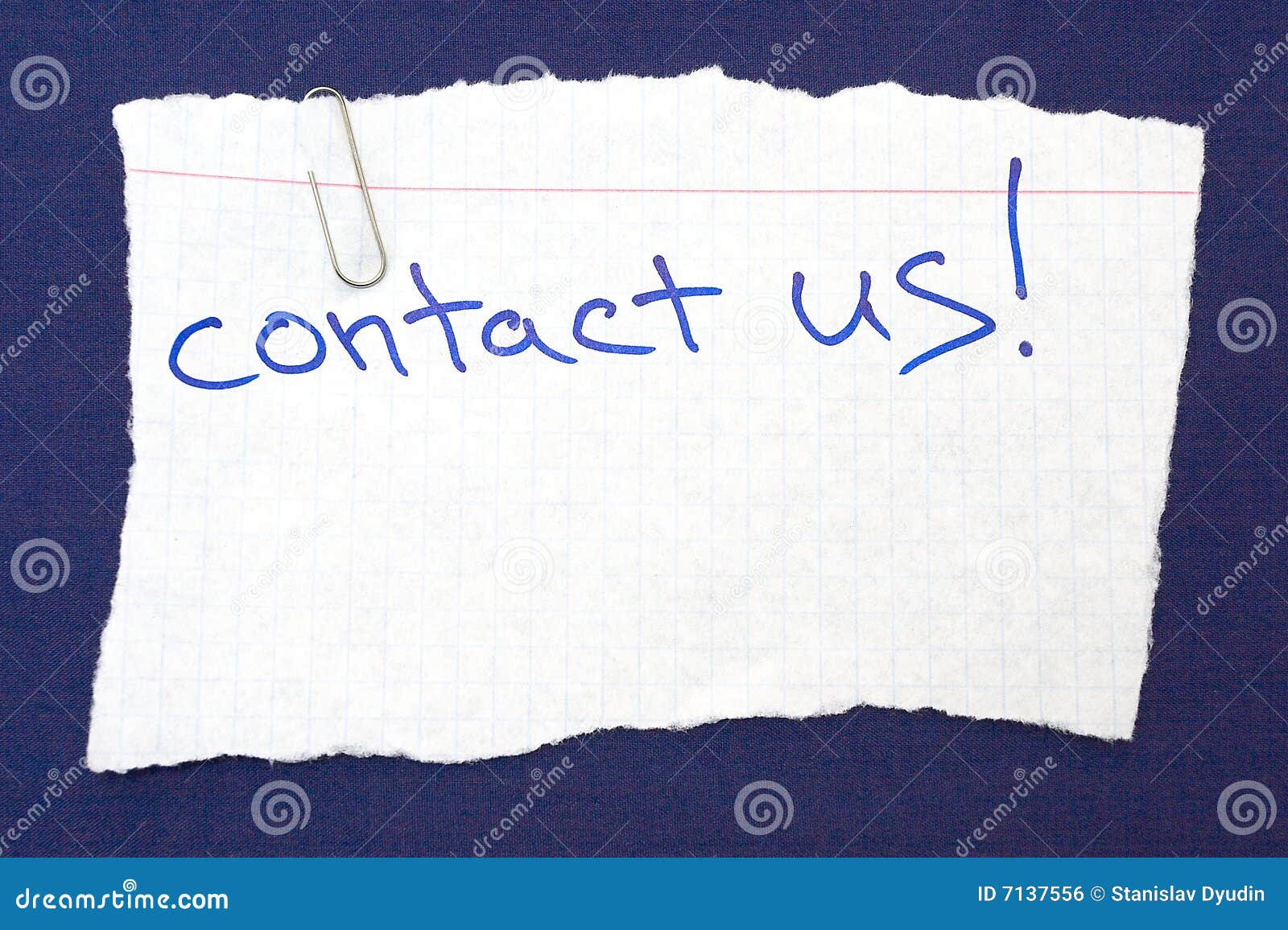 Contact Us stock photo. Image of black, note, announcement - 7137556