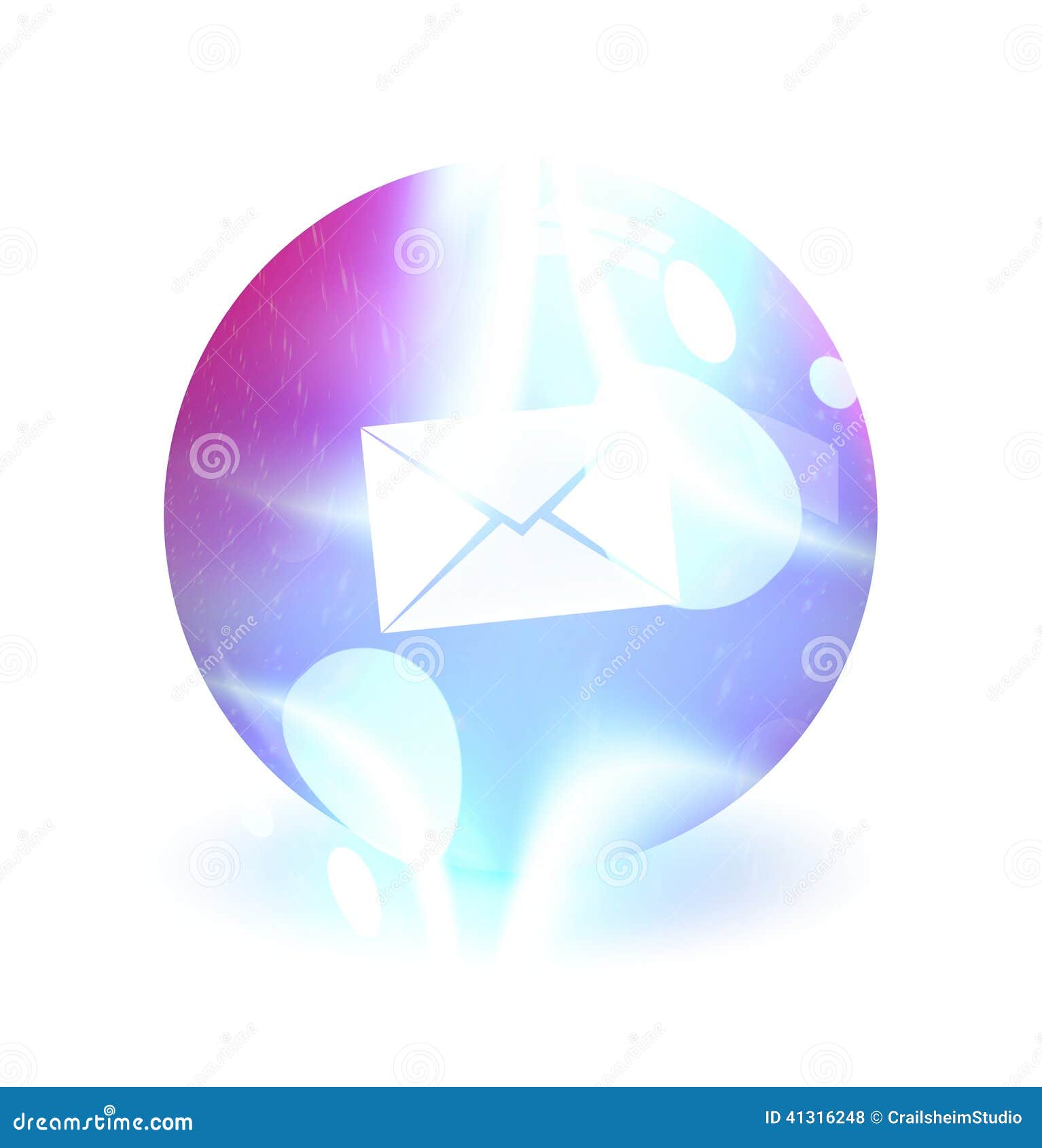 Contact Us stock illustration. Illustration of letter - 41316248