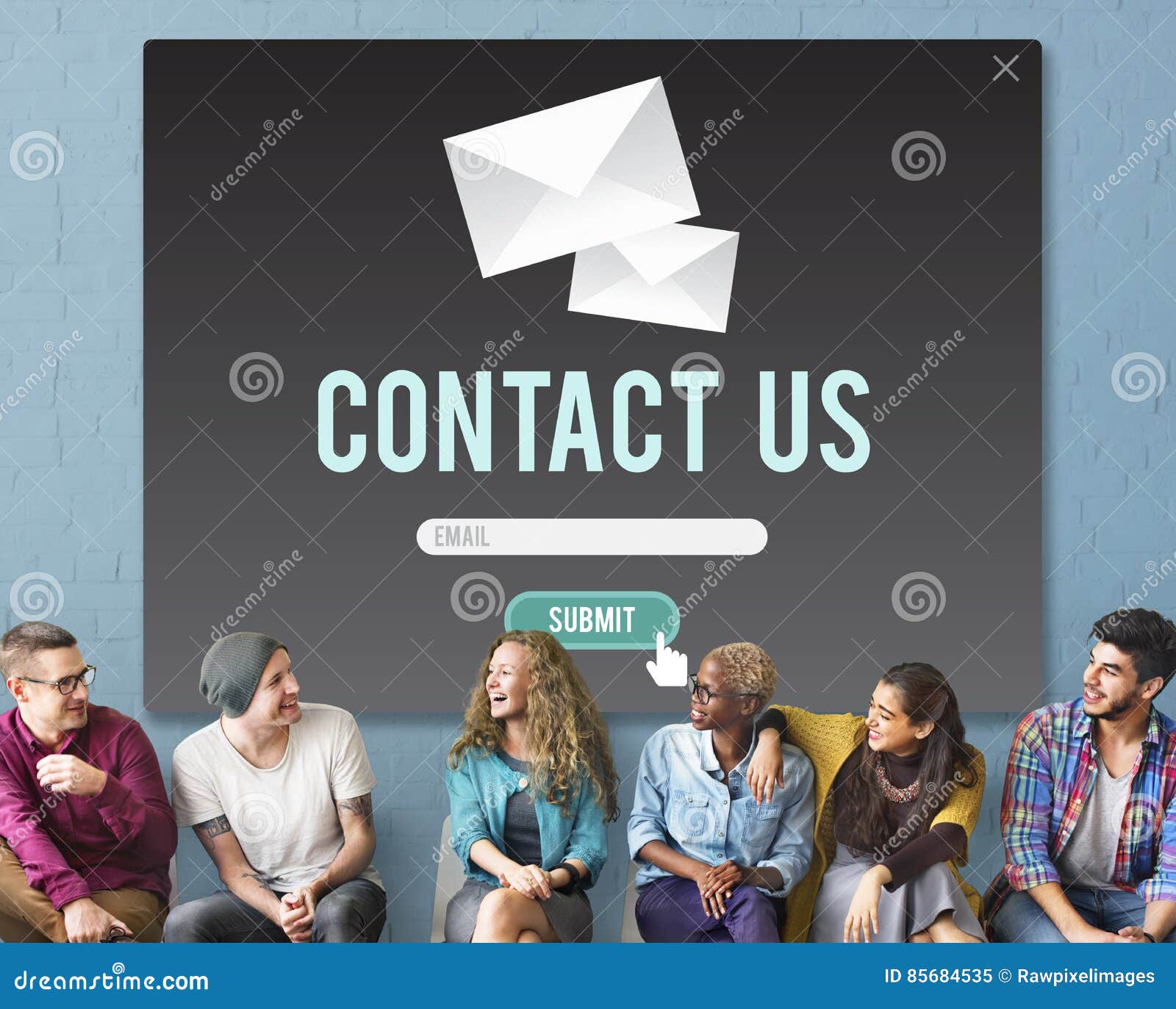 Contact Us Assistance Business Contact Help Concept Stock Image - Image ...