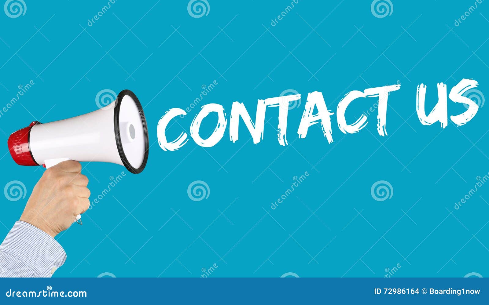 Contact Us Assistance Support Customer Service Help Megaphone Stock ...