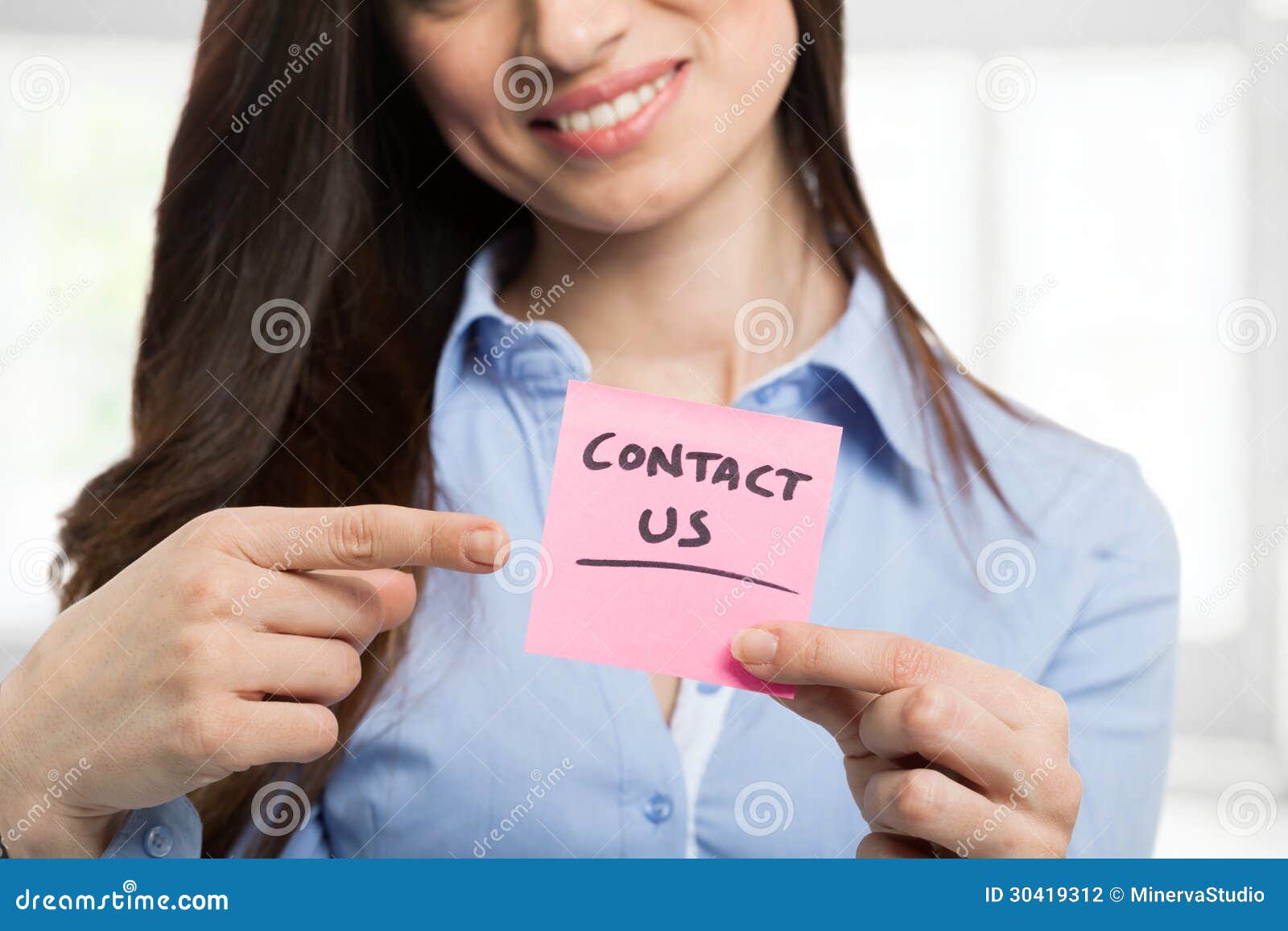 Contact us stock photo. Image of happy, solution, business - 30419312