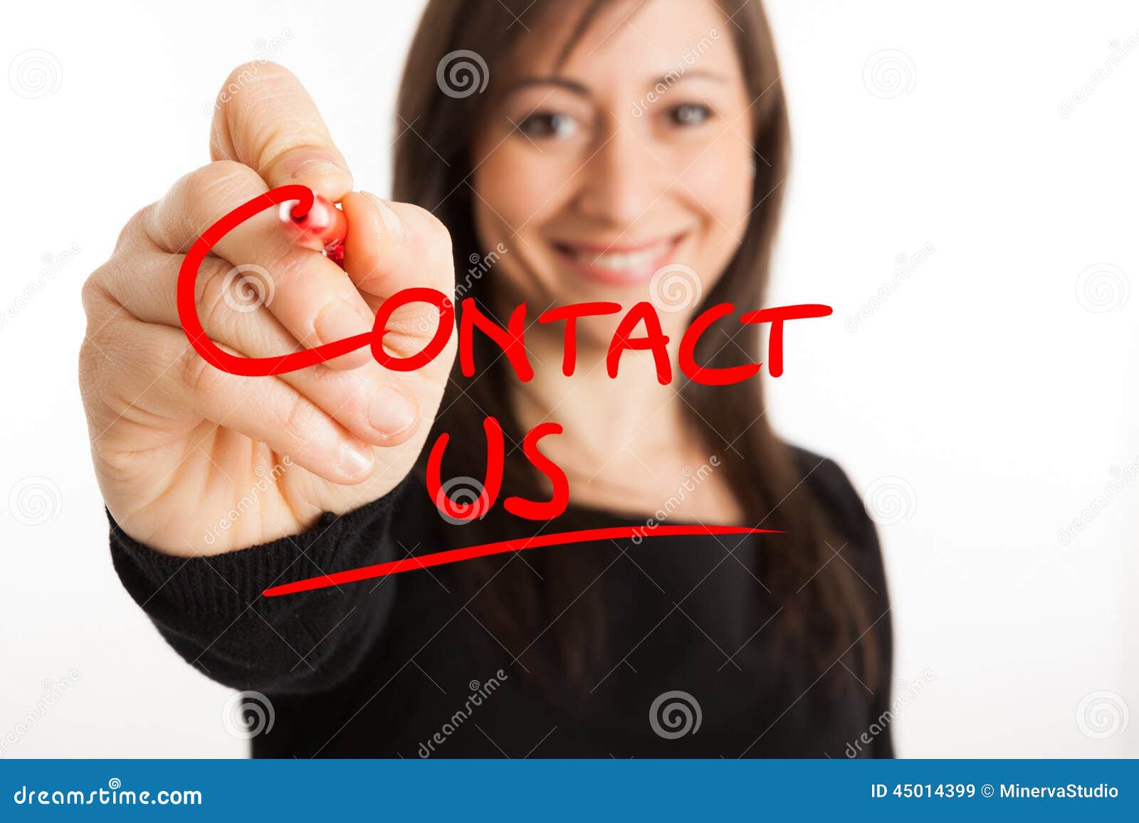 Contact us stock image. Image of professional, sentence - 45014399