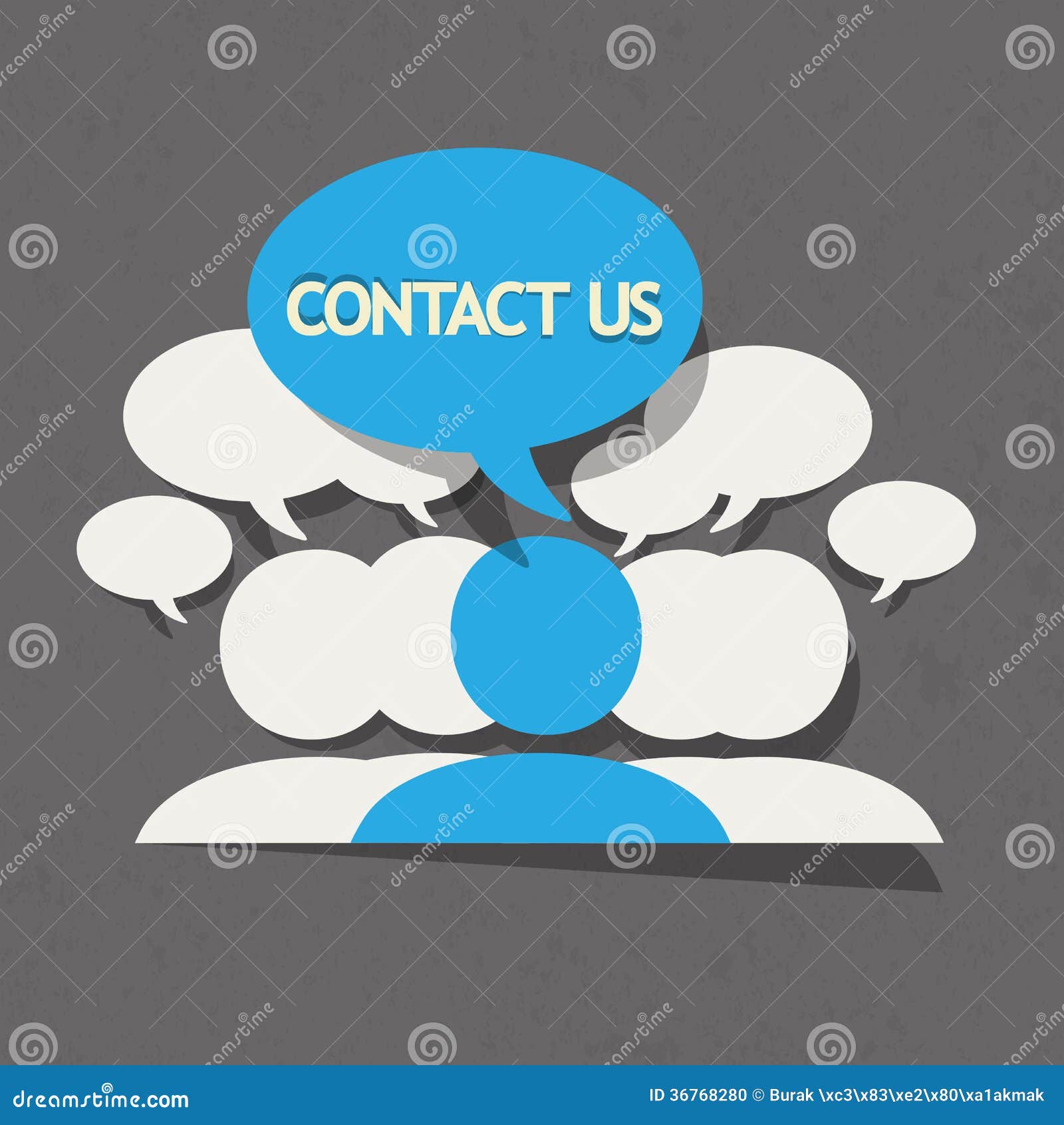 Contact Us Business Team stock vector. Illustration of internet - 36768280