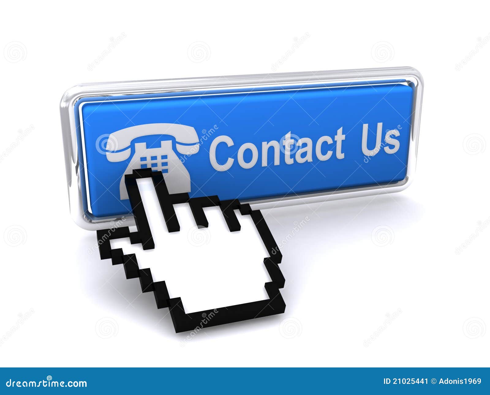 Contact Us button stock image. Image of call, isolated - 21025441