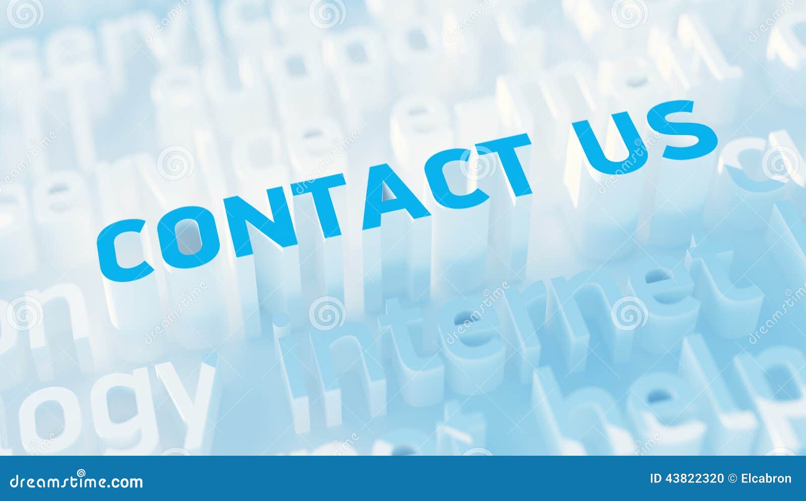Contact us concept stock illustration. Illustration of button - 43822320