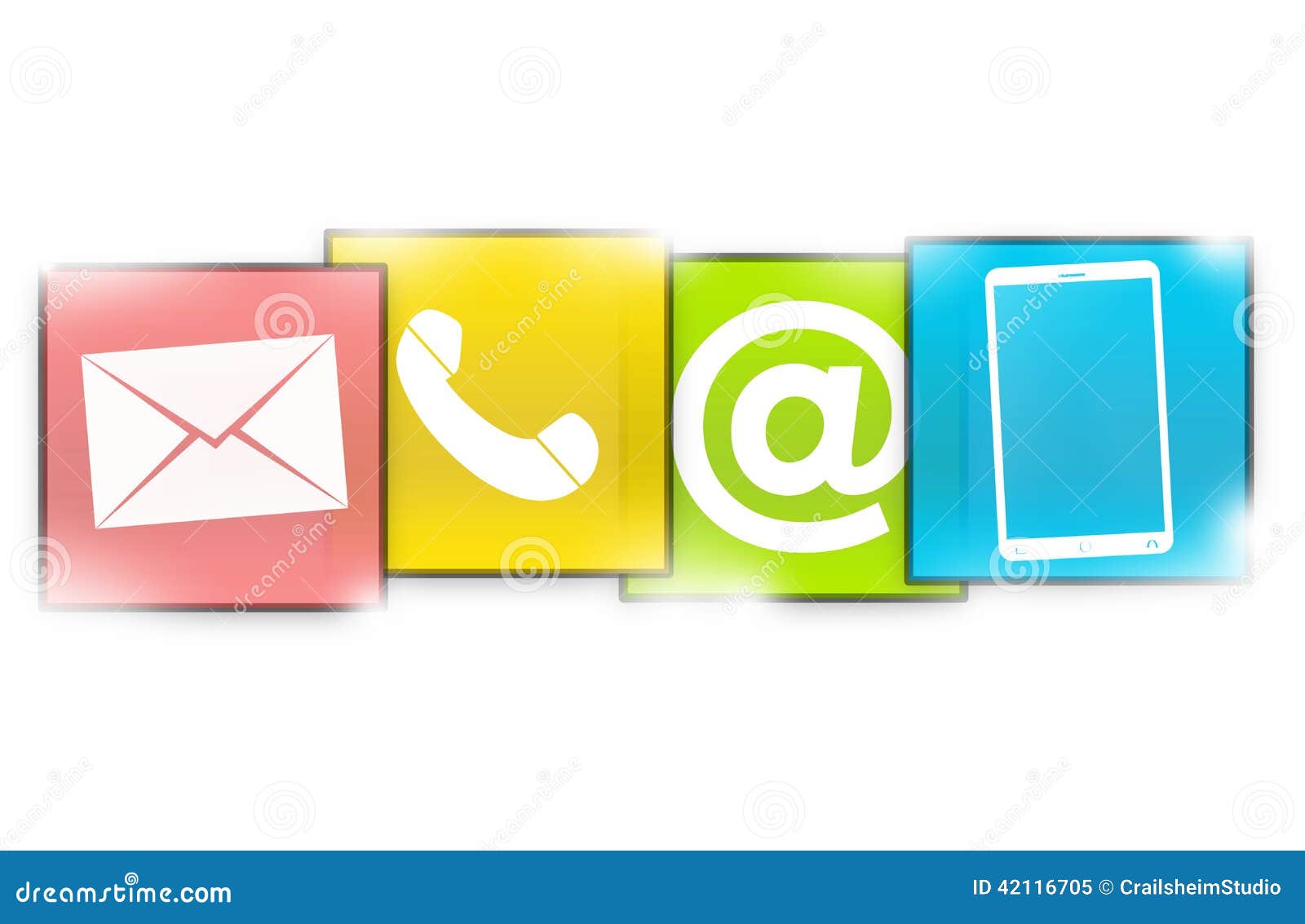 Contact Us stock illustration. Illustration of call, consulting - 42116705