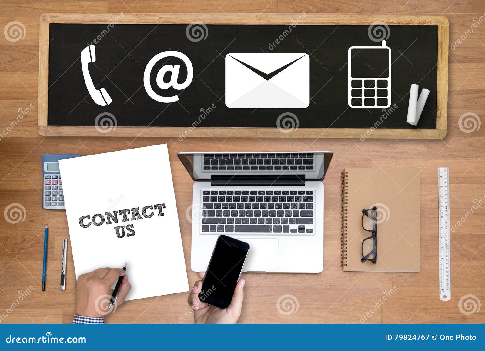 CONTACT US Customer Support Hotline People CONNECT Stock Image - Image ...