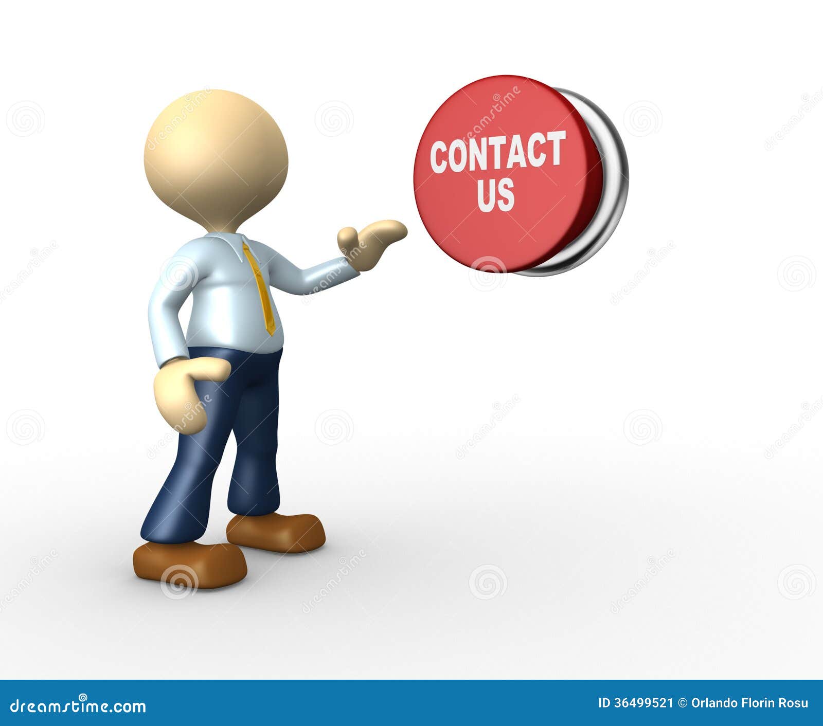 Contact us stock illustration. Illustration of people - 36499521
