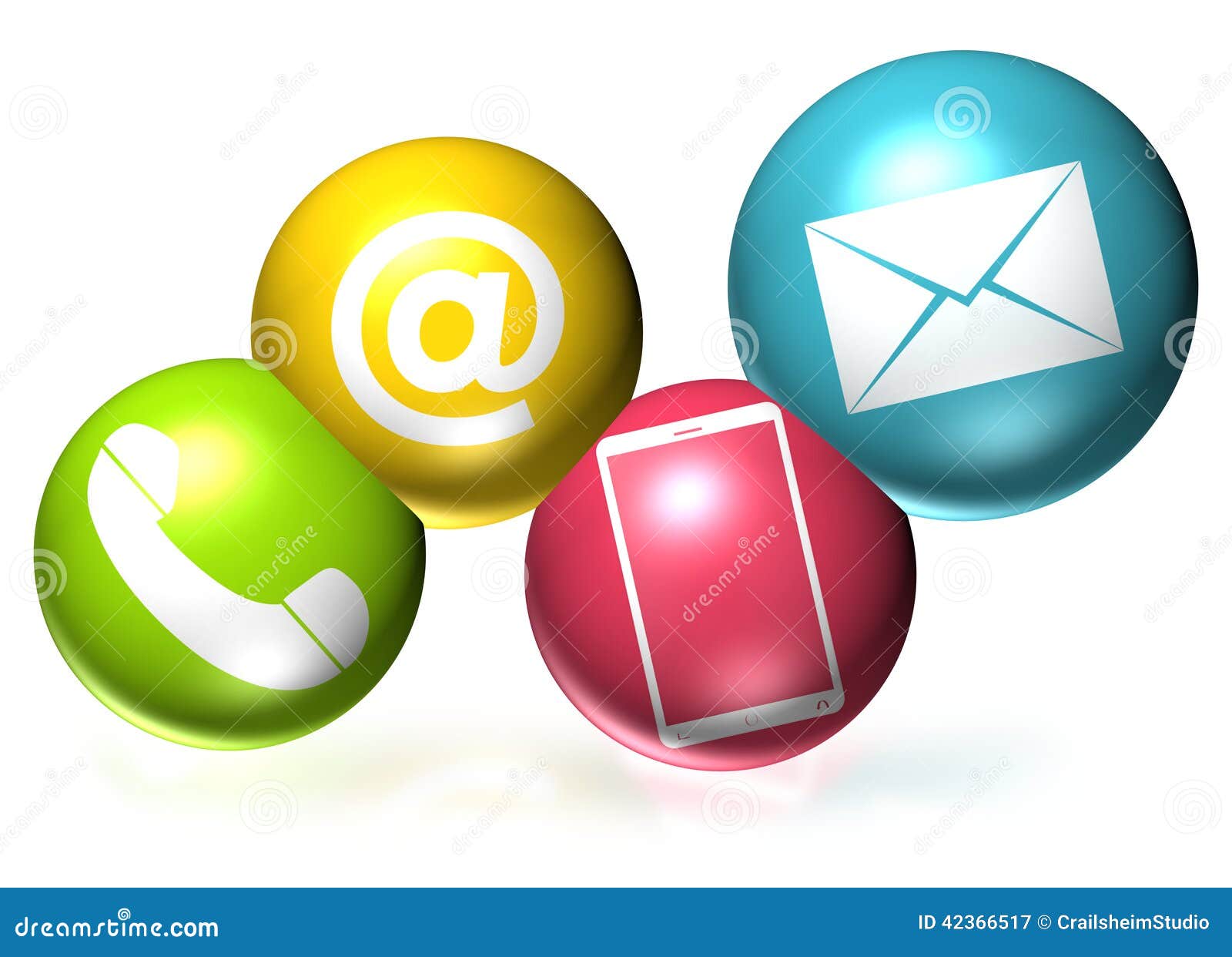 Contact Us Design stock illustration. Illustration of contact - 42366517