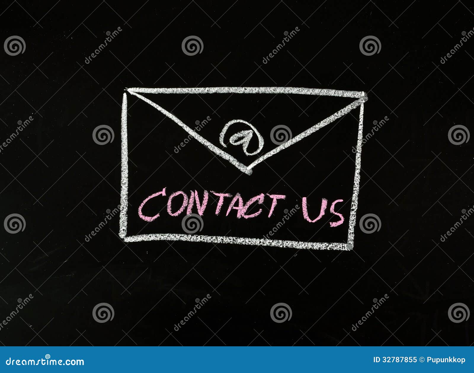 Contact us with email stock image. Image of office, computer - 32787855