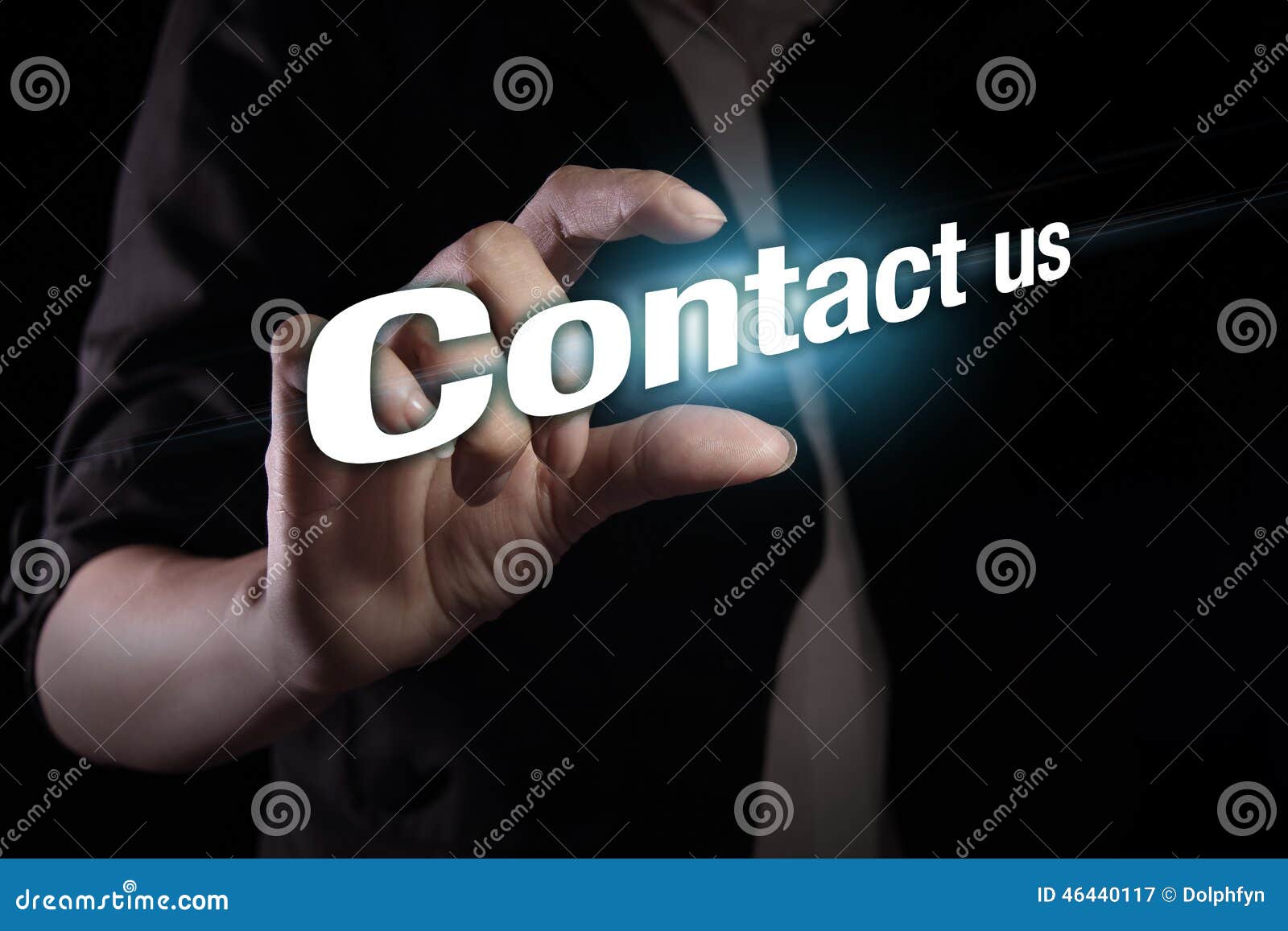 Contact us stock image. Image of mail, help, customer - 46440117