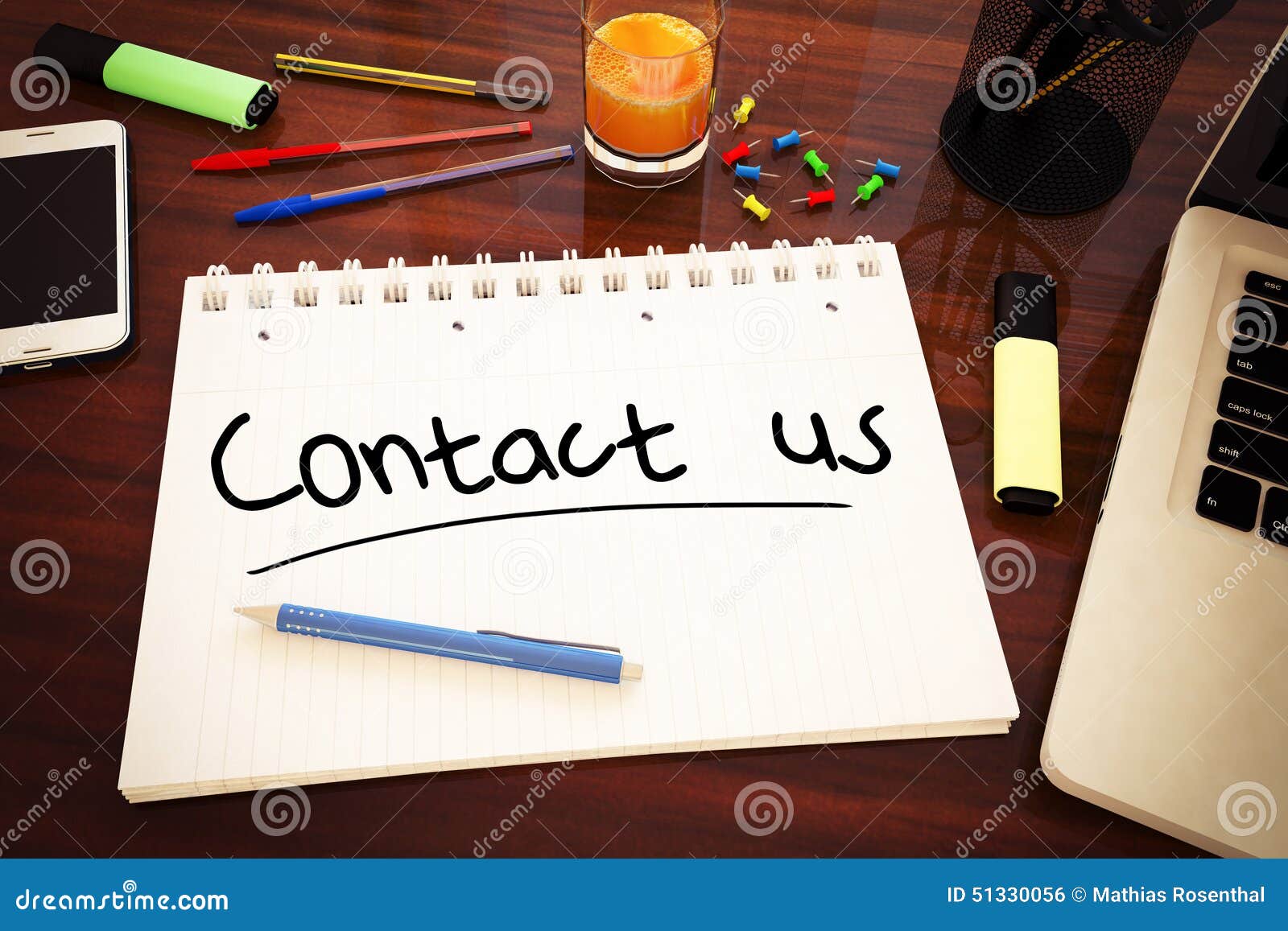 Contact us stock illustration. Illustration of blog, internet - 51330056