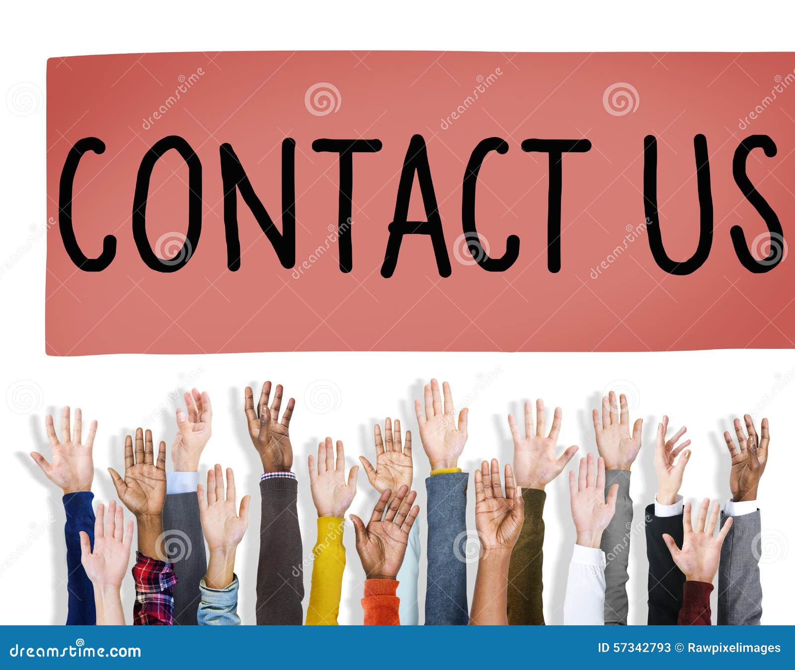 Contact Us Hotline Info Service Customer Care Concept Stock Image ...