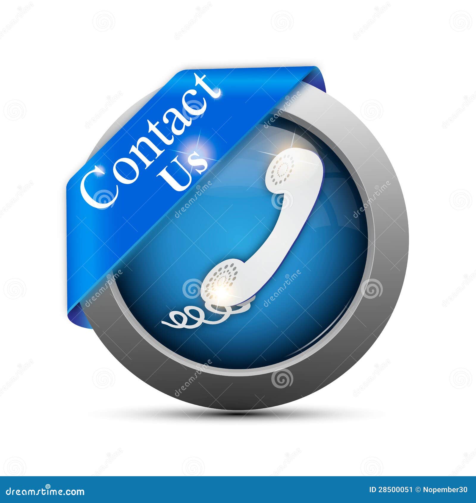 Contact Us Icon Stock Image - Image: 28500051