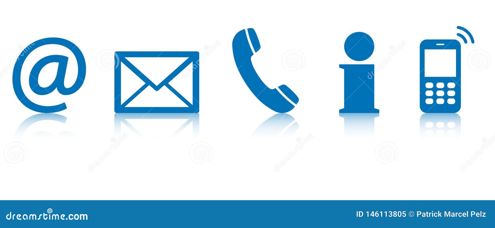 Contact us icon set stock vector. Illustration of optional - 146113805